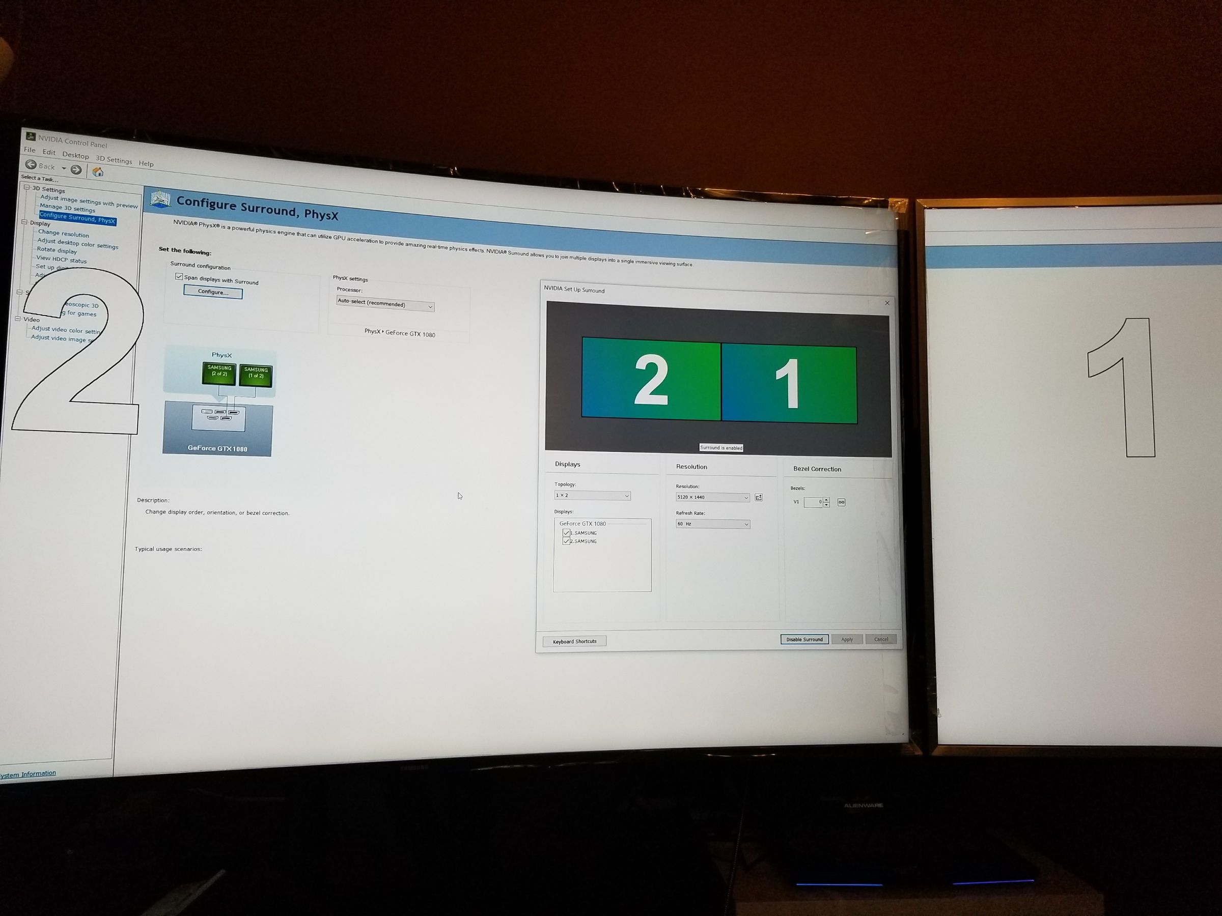 Dual 55-inch Curved TV Setup for PC Monitor : 6 Steps (with Pictures ...