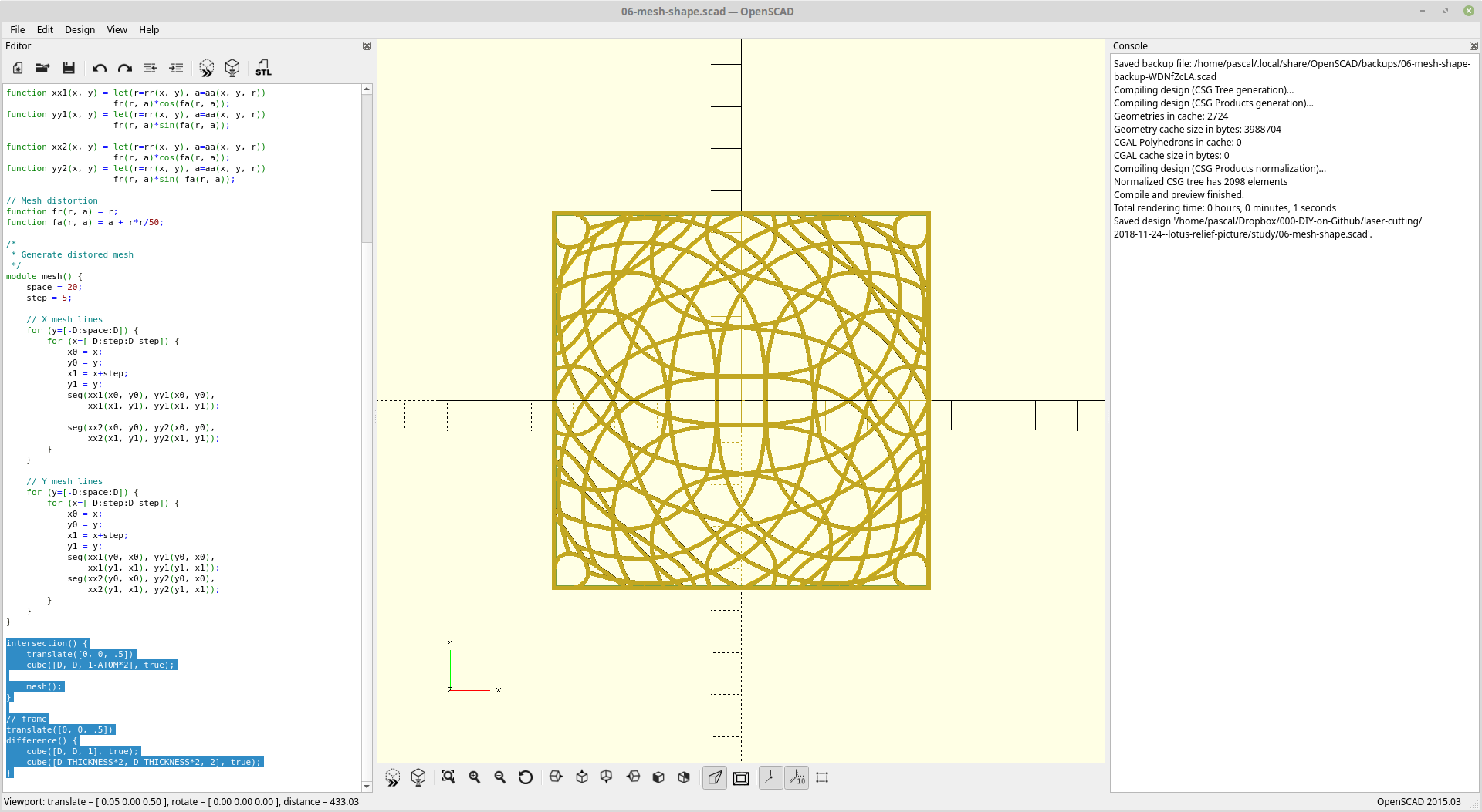 Laser Cut 3D Math Lotus Drawing : 12 Steps (with Pictures) - Instructables