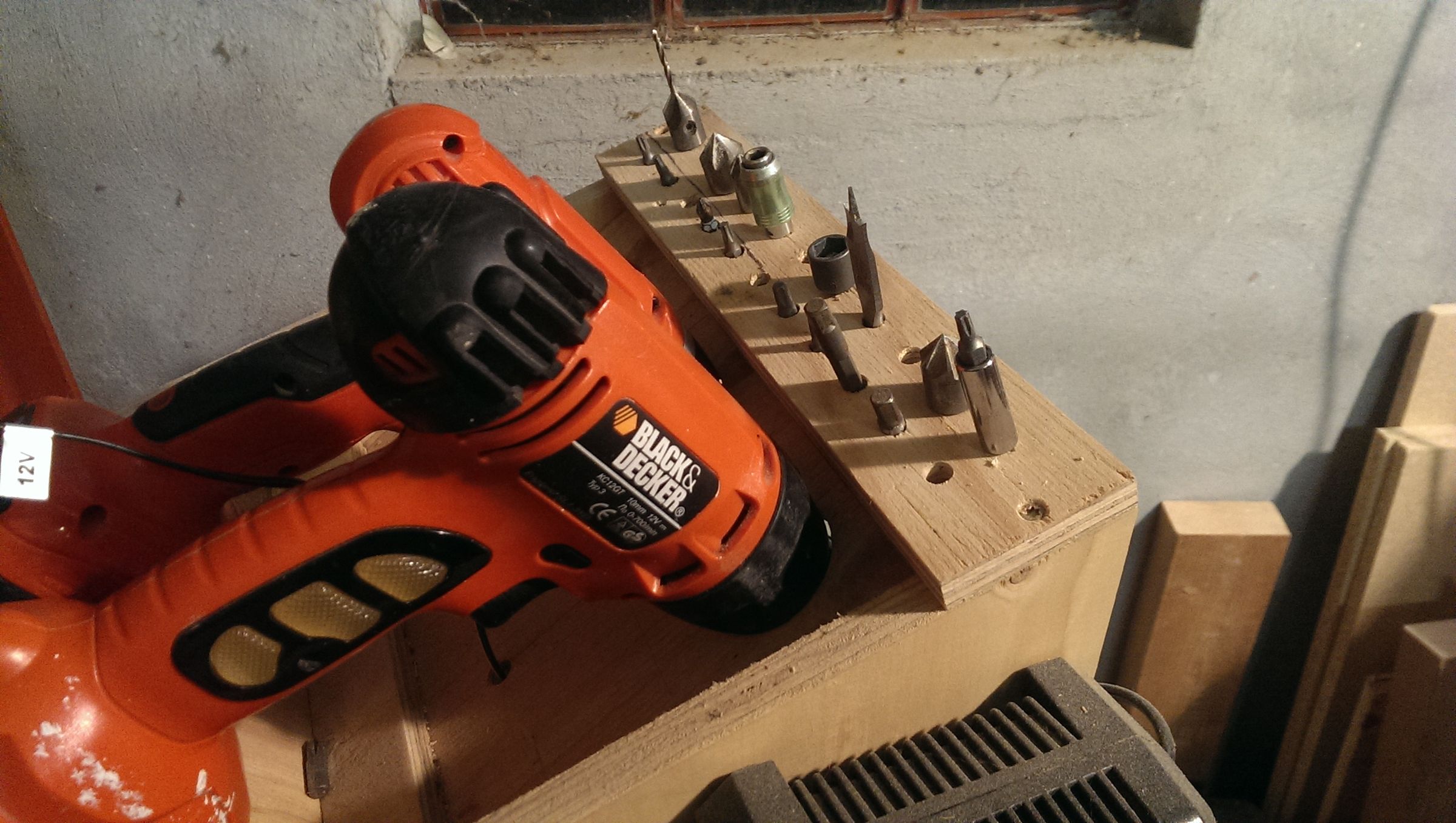 My Not Hanging Cordless Drill Storage - Instructables