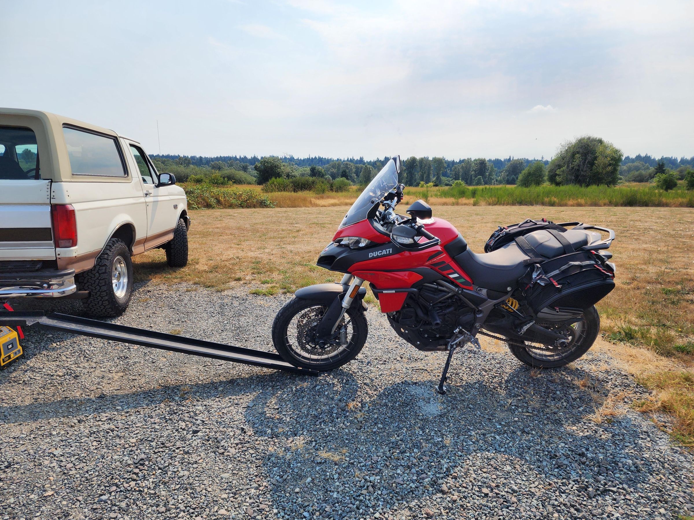DIY Winch Assisted Motorcycle Hitch Carrier (No-Weld) : 6 Steps (with ...