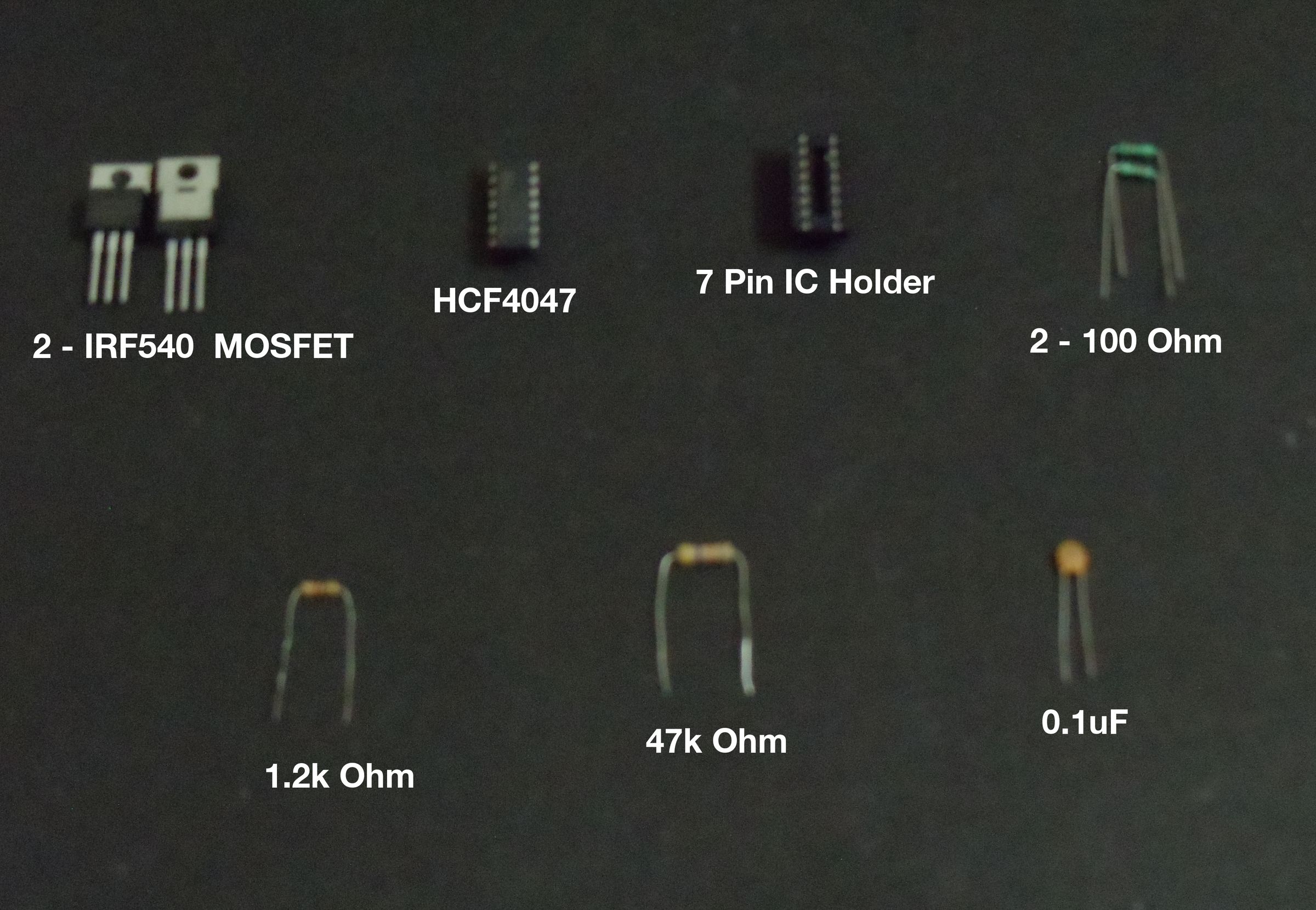 IC Based Simple 12V to 240V Inverter Using MOSFET & IC 4047 (with ...