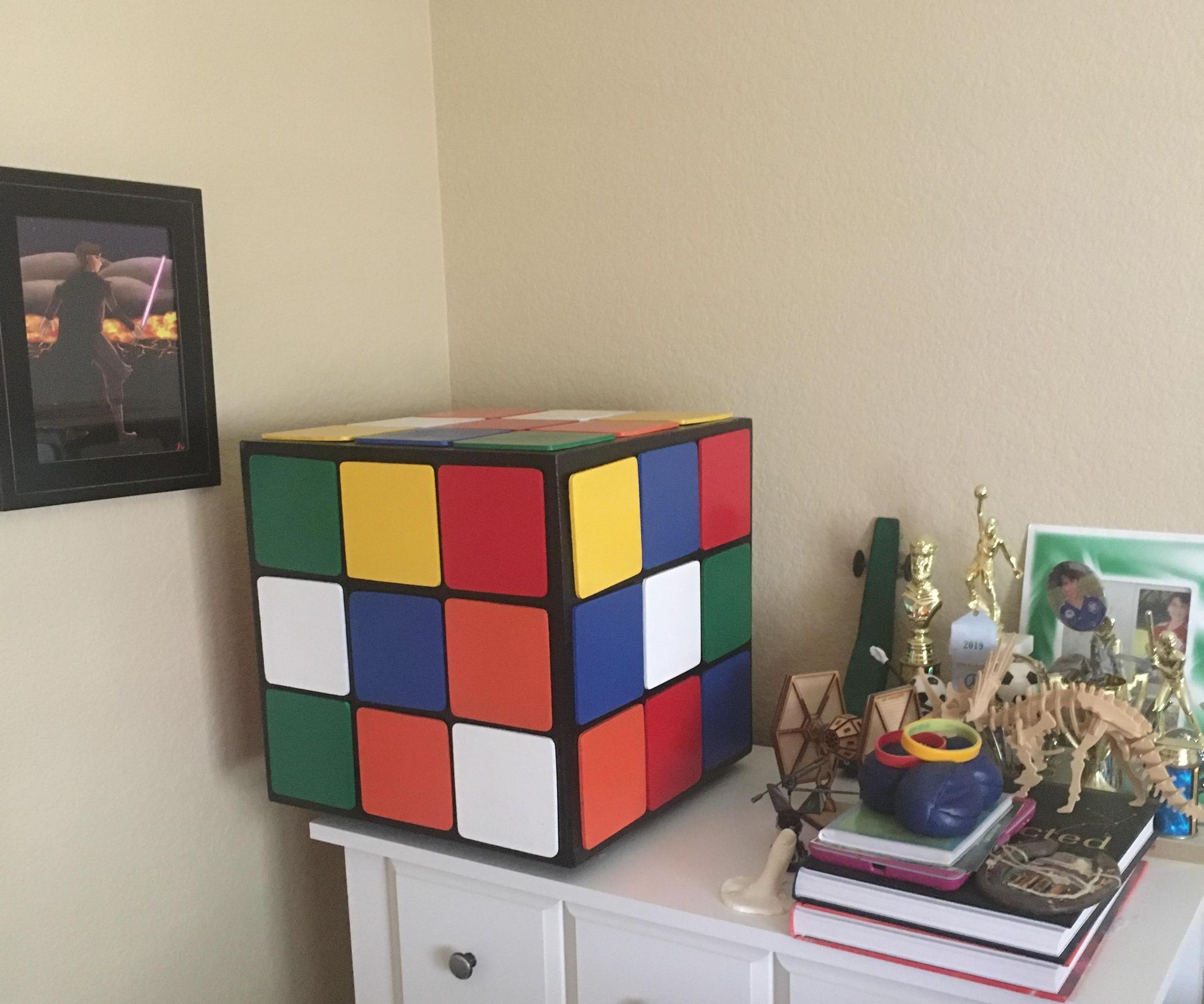 Giant Rubik's Cube Drawer Box : 9 Steps (with Pictures) - Instructables