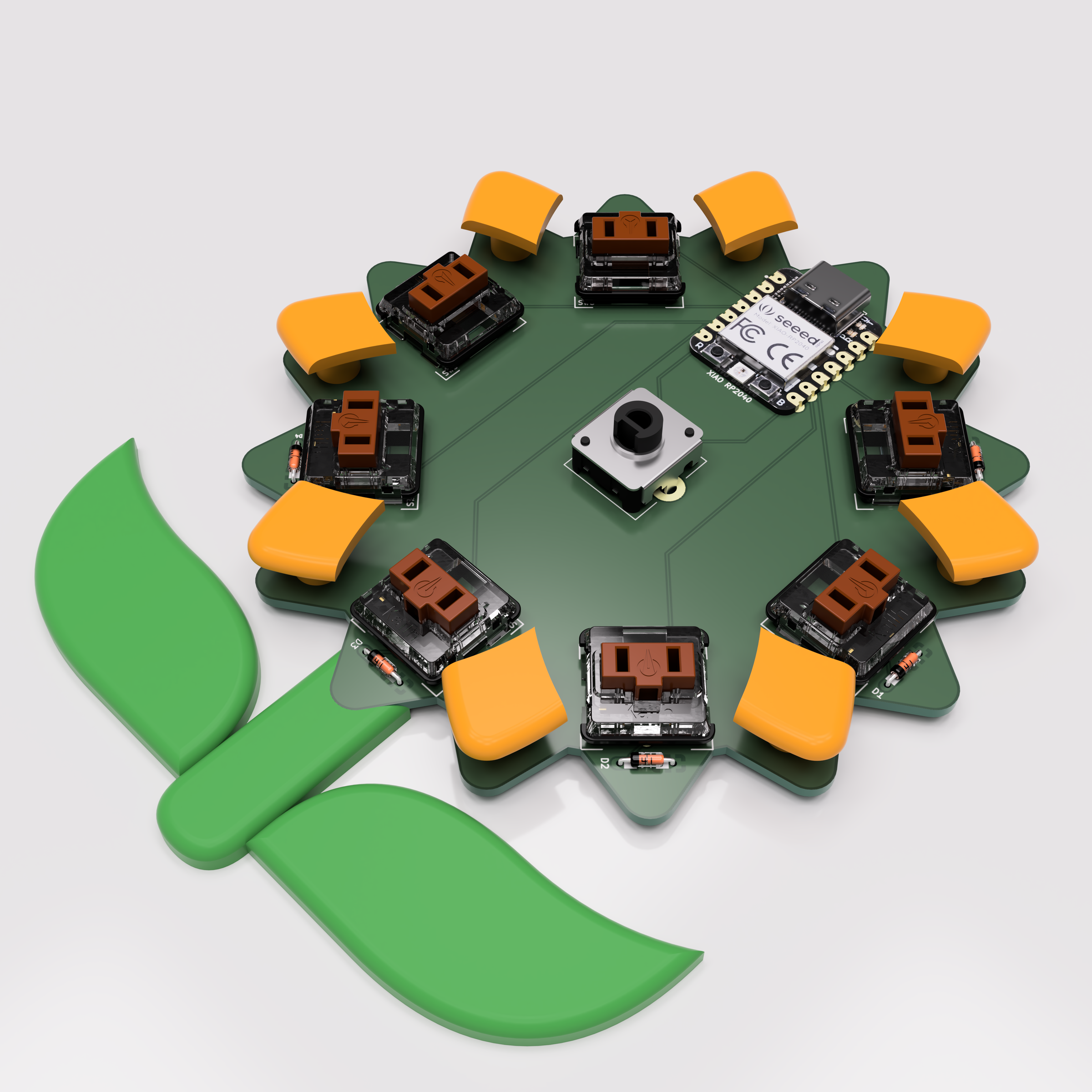 【Original Keypad】Sunflower #001 XIAO RP2040 - Newly Designed Keypad ...