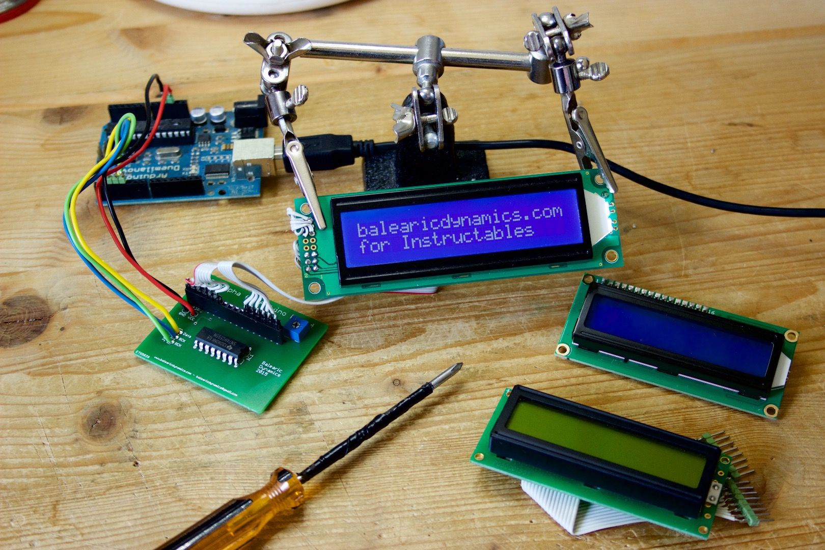 Alphanumeric Display Arduino Kit: Assembly Tutorial : 6 Steps ...