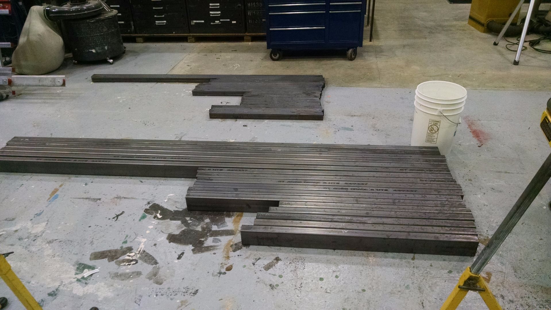 Steel Rack and Cold Saw Station : 5 Steps (with Pictures) - Instructables