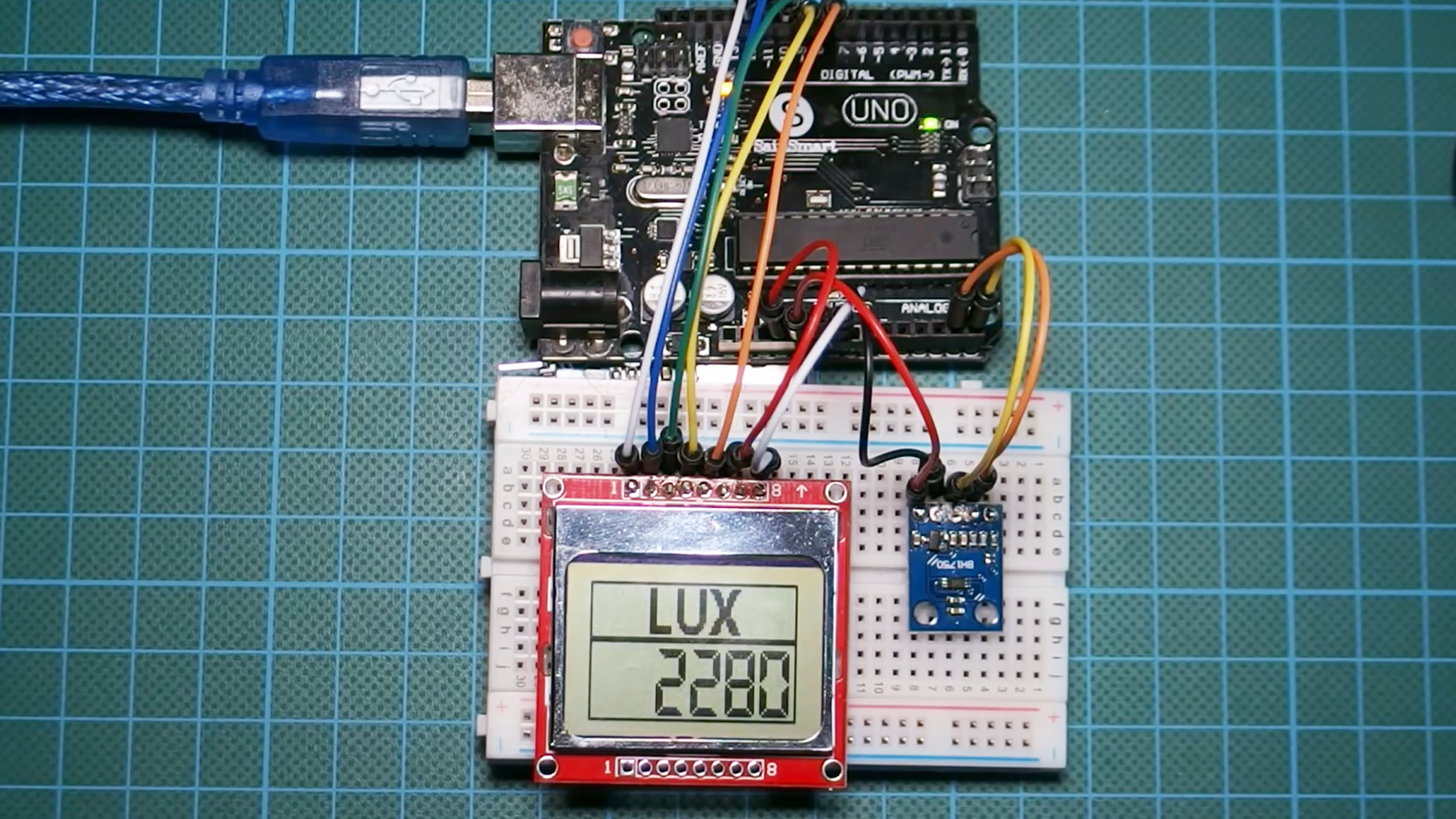 Arduino DIY Light Meter With BH1750 Sensor : 6 Steps (with Pictures ...