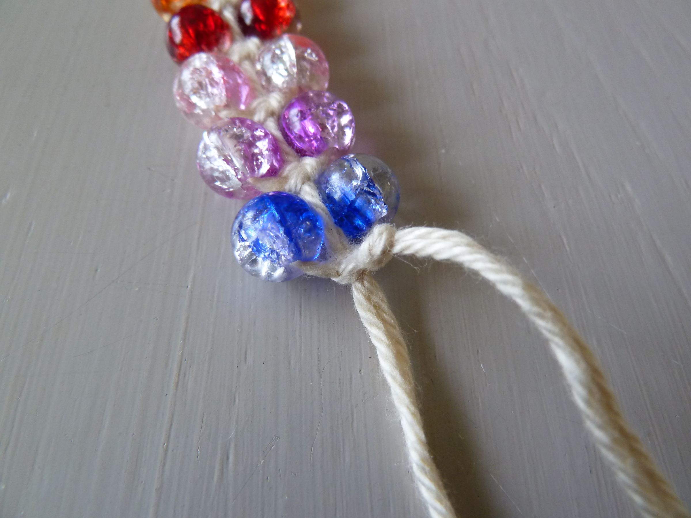 Beaded Macrame Bracelet : 11 Steps (with Pictures) - Instructables