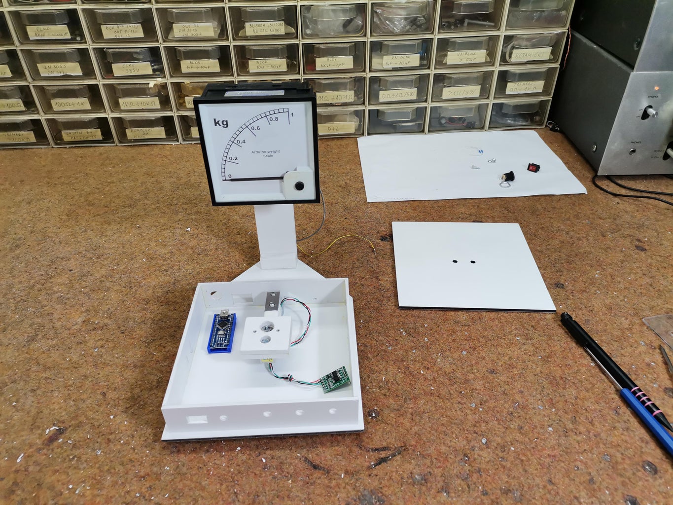 Arduino Weighing Machine Scale With Analog Showing 3 Steps
