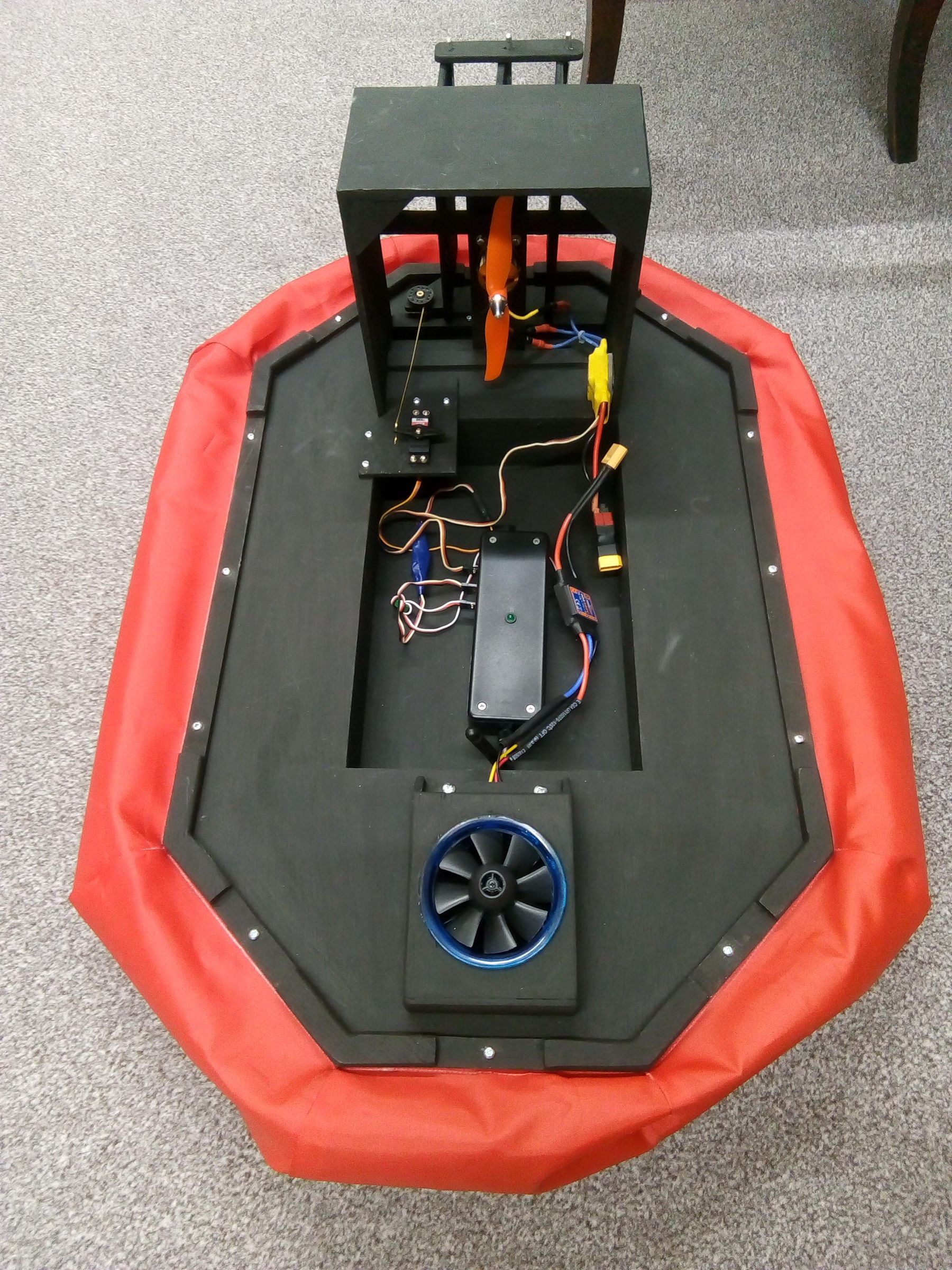 Radio Controlled Electric Hovercraft : 9 Steps (with Pictures ...