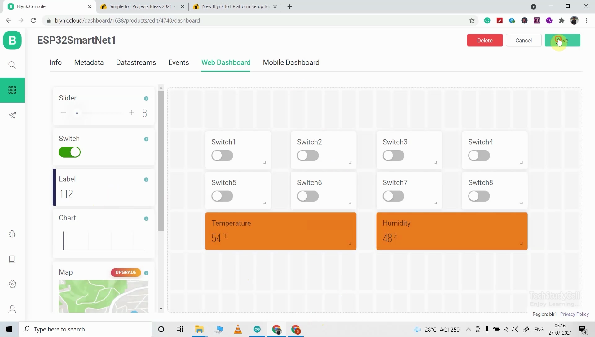 Home Automation With ESP32 Blynk 2.0 IR Remote Control Relay | IoT ...