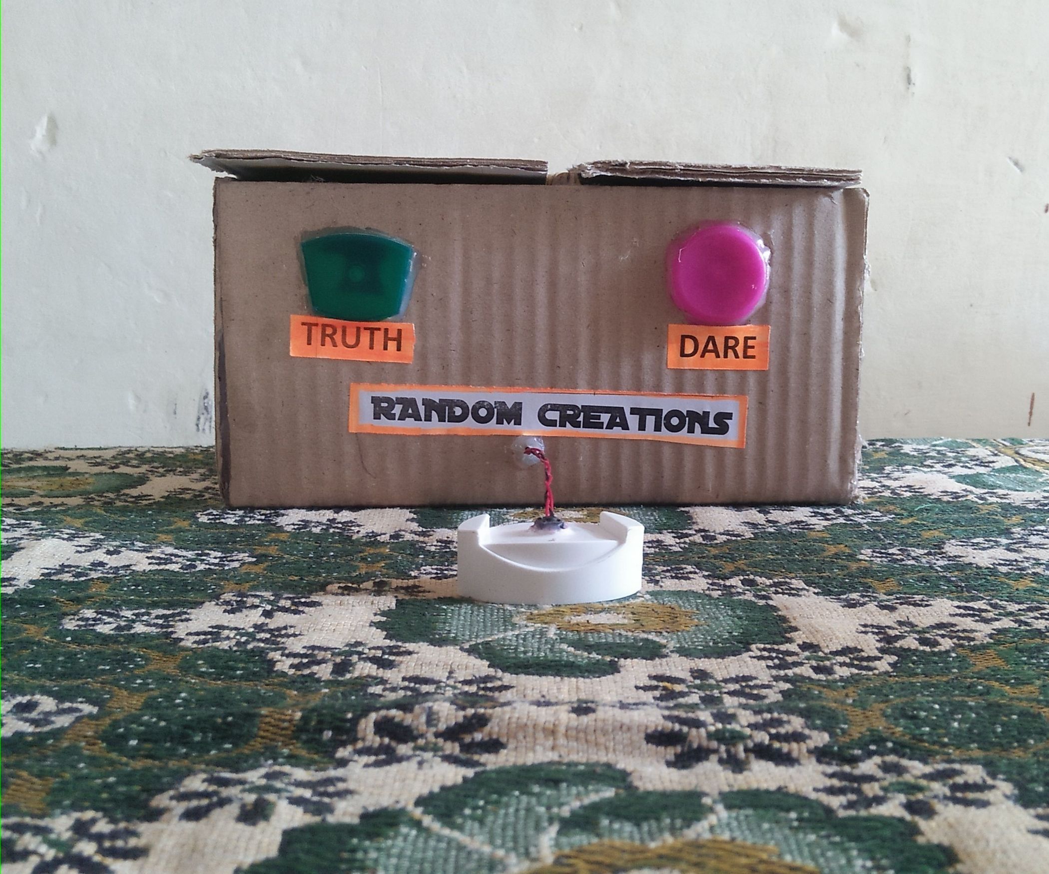 Truth & Dare Game With Arduino & Cardboard : 6 Steps - Instructables