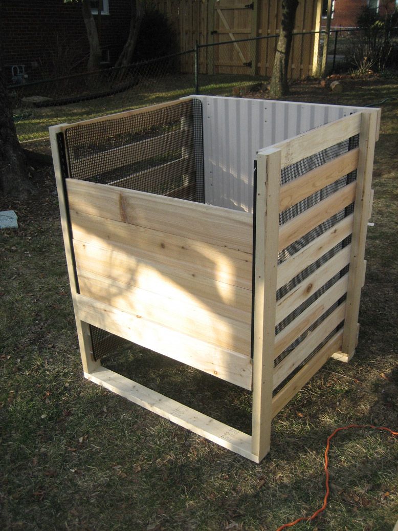 Wood Frame Compost Bin : 9 Steps (with Pictures) - Instructables