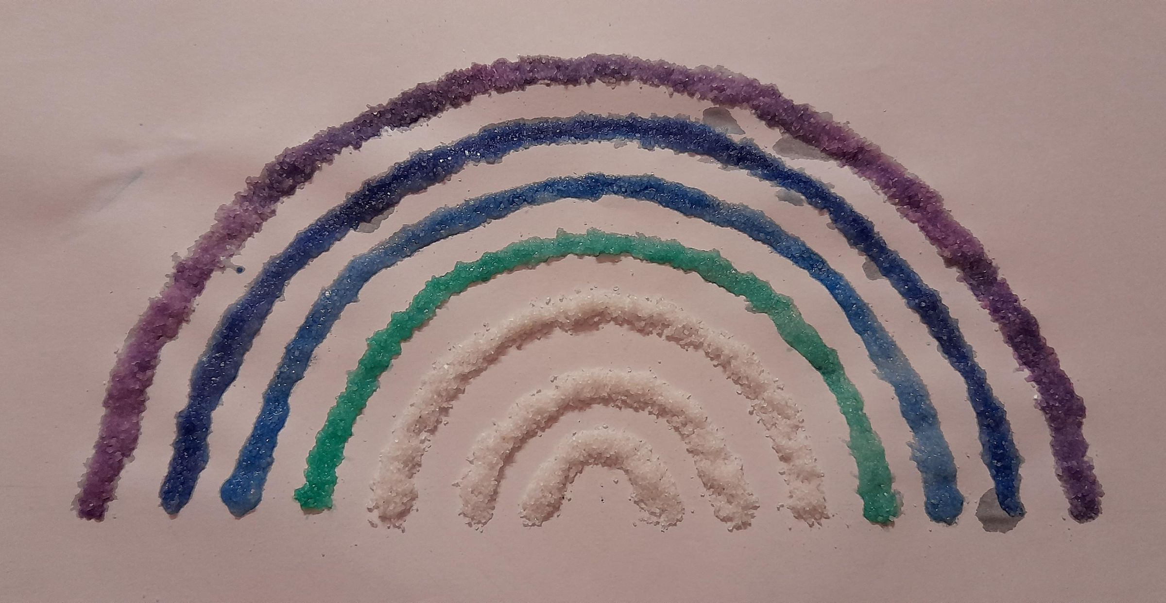 Rainbow: Salt Crystal Painting : 3 Steps (with Pictures) - Instructables