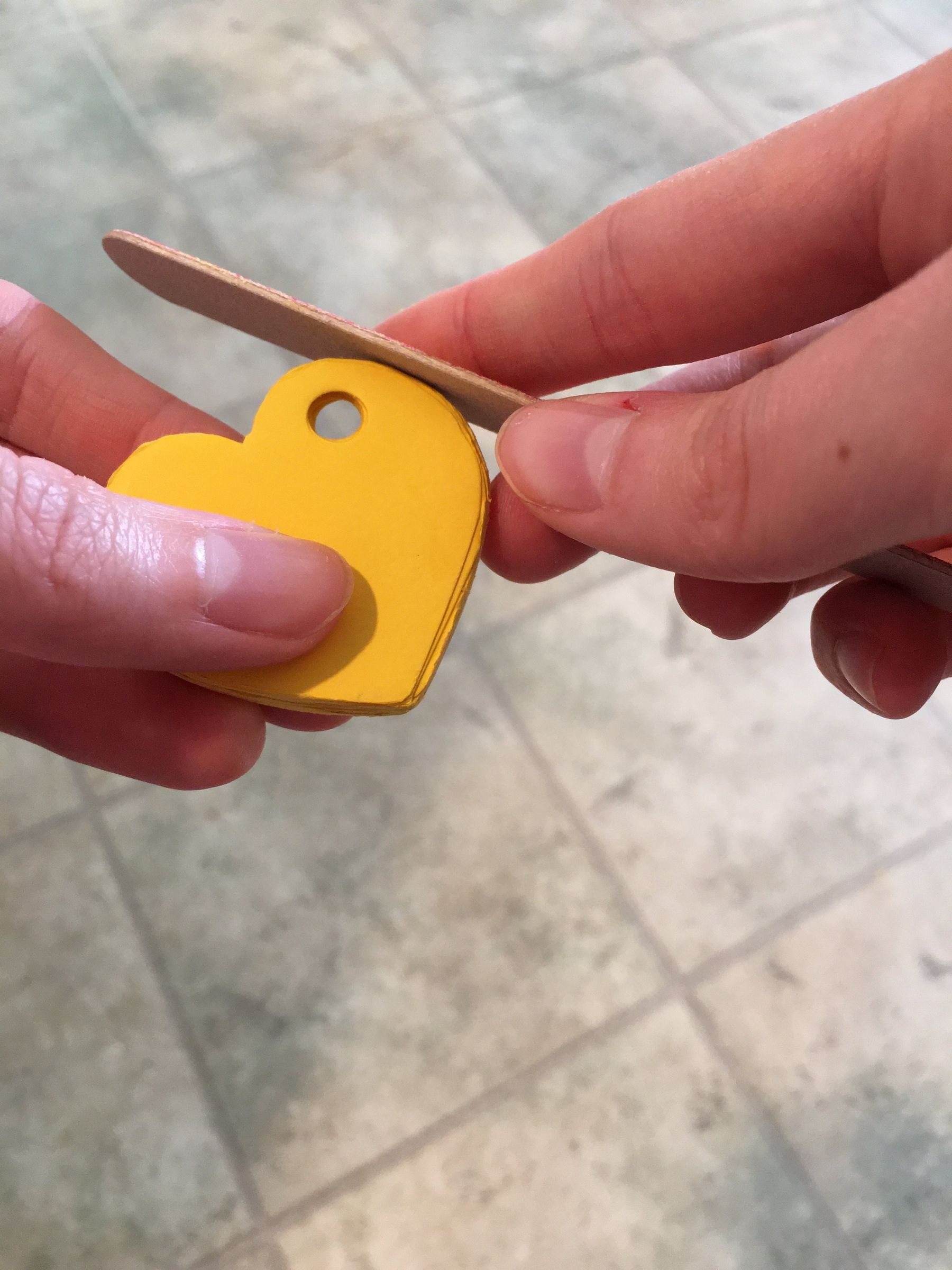 Paper Mache Heart Keychain : 5 Steps - Instructables