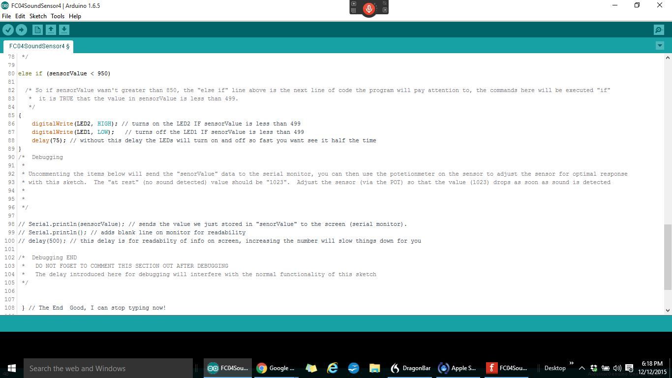 Simple FC-04 Sound Sensor Demo : 3 Steps - Instructables