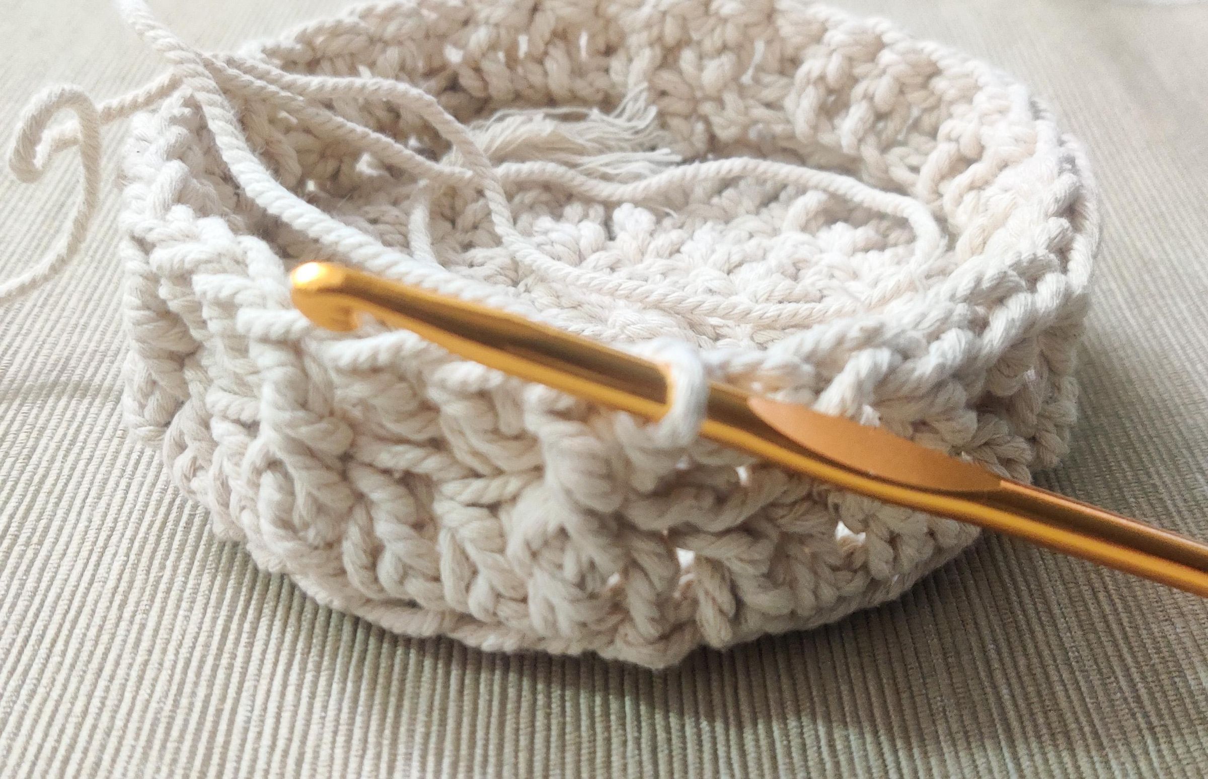 Textured Crochet Macrame Basket : 7 Steps (with Pictures) - Instructables