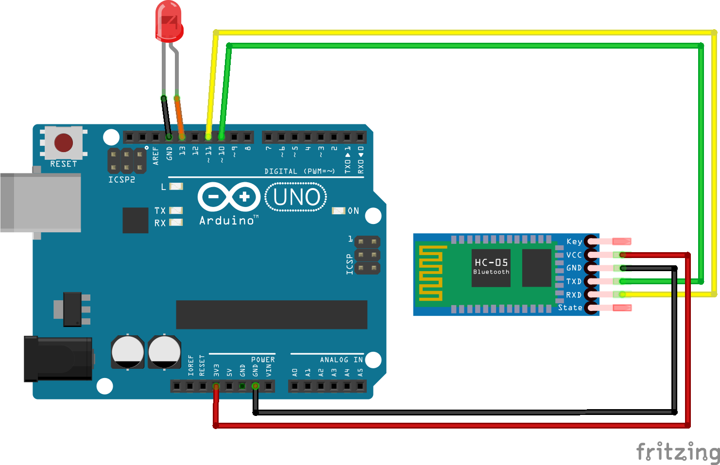 Bluetooth Controlled LED : 5 Steps - Instructables