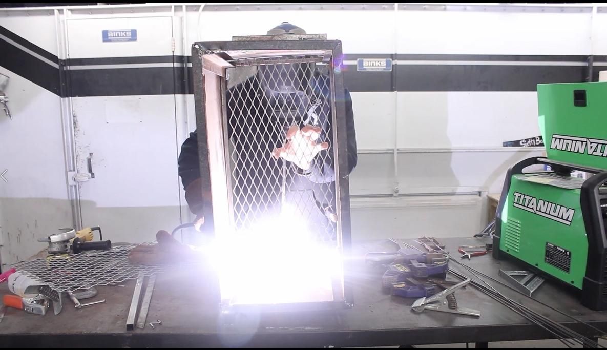 Dumpster Fire Pit (easy Welding Project) : 12 Steps (with Pictures ...