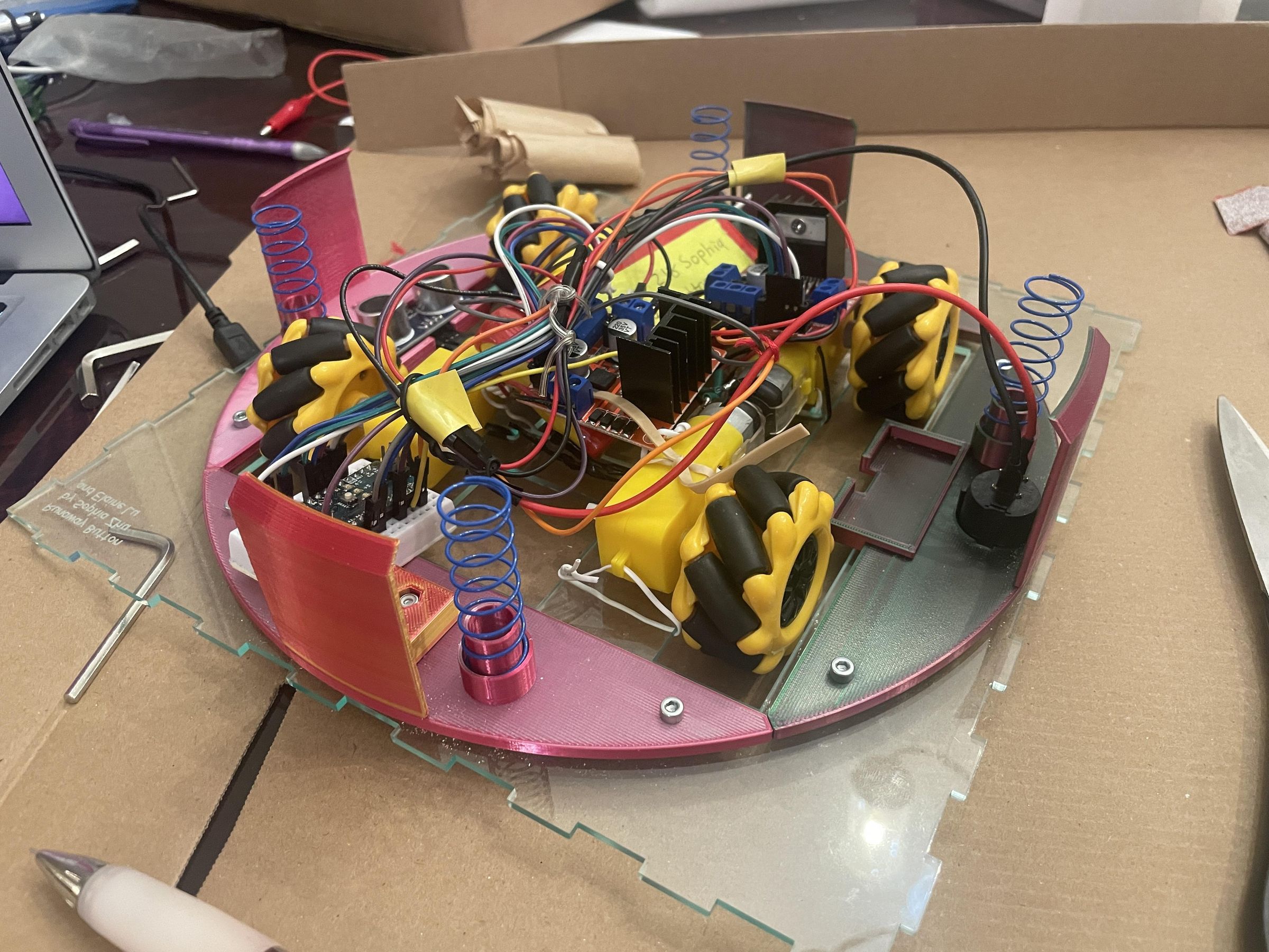 Big Red Button That Runs Around! : 10 Steps (with Pictures) - Instructables