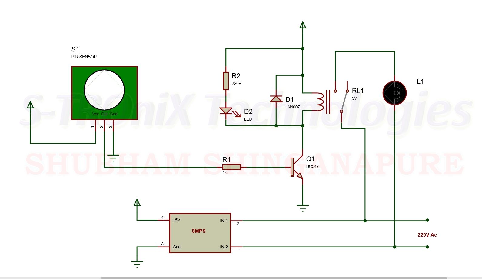 Motion Activated Lamp Switch : 3 Steps - Instructables