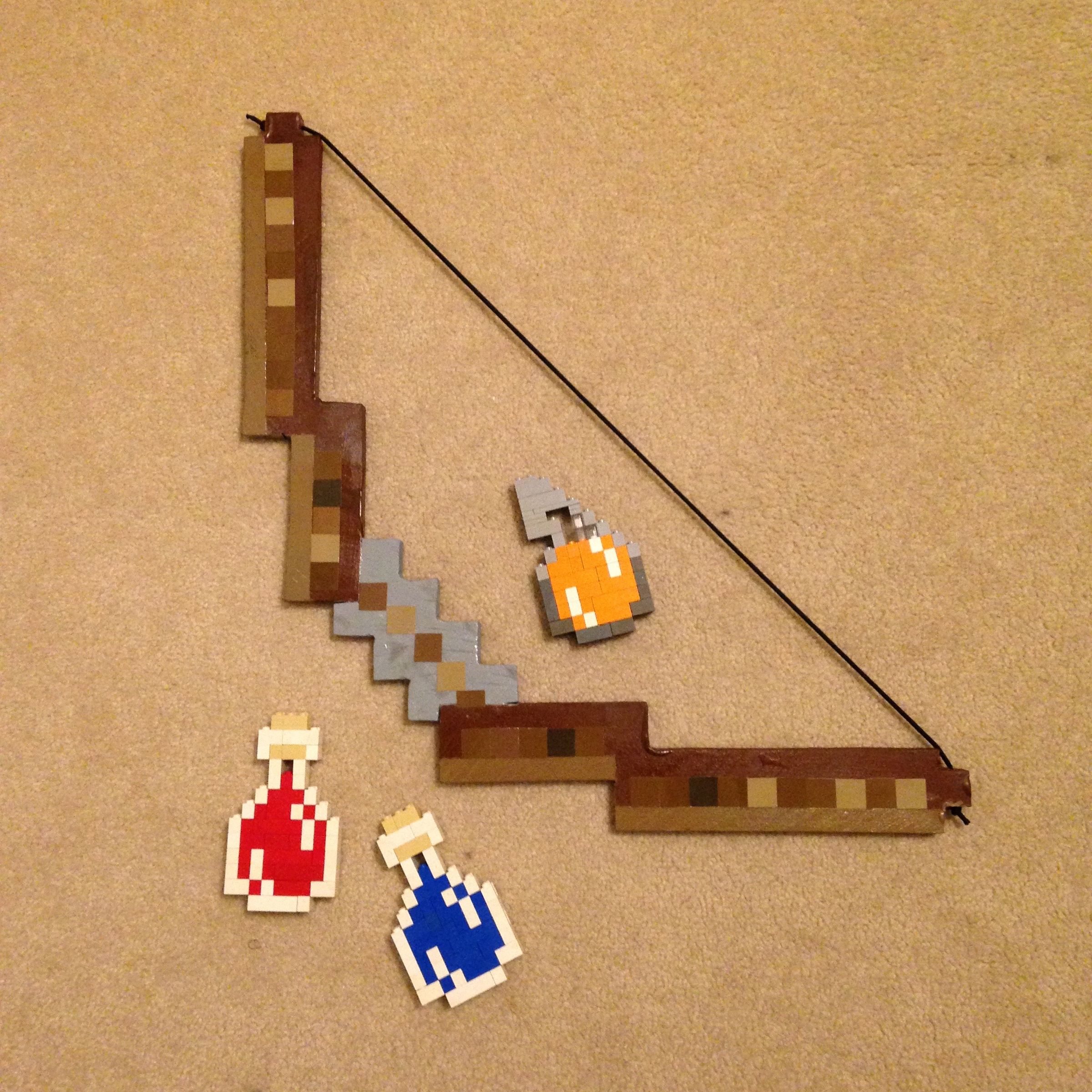 Life Size, Working Minecraft Bow : 23 Steps (with Pictures) - Instructables