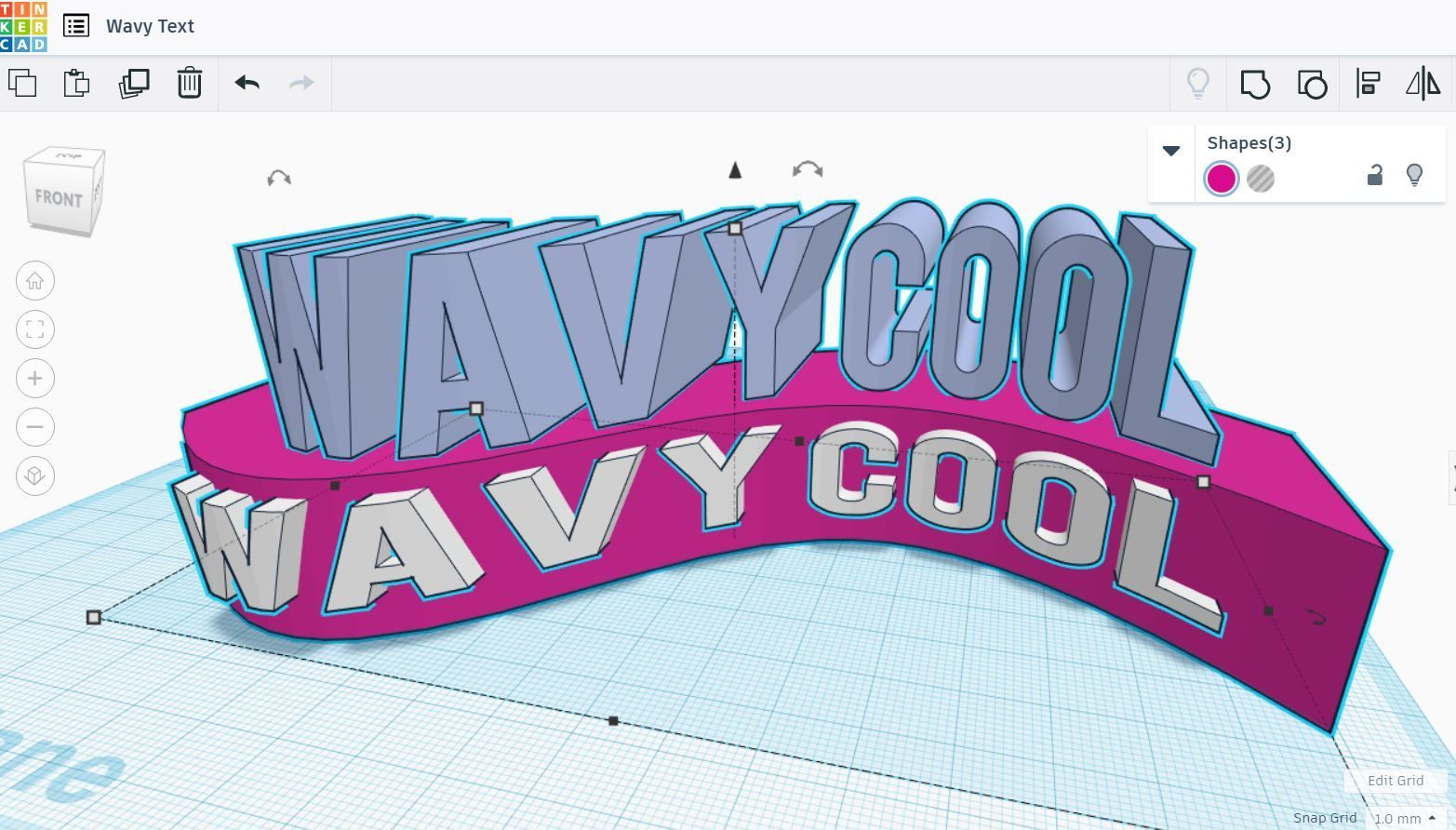 Tinkercad: Easy to Create Curve Text : 6 Steps (with Pictures) - Instructables