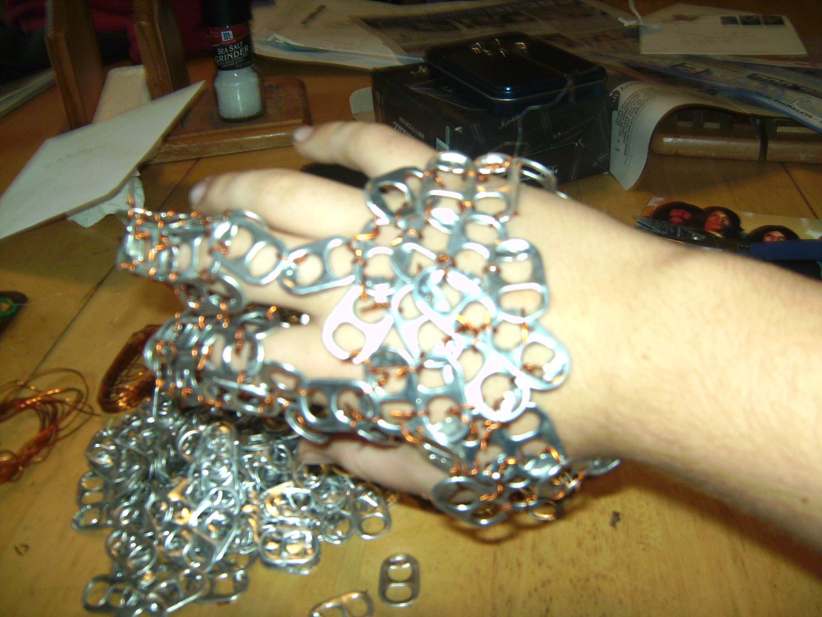 Can Tab Chain Body Armour : 3 Steps - Instructables