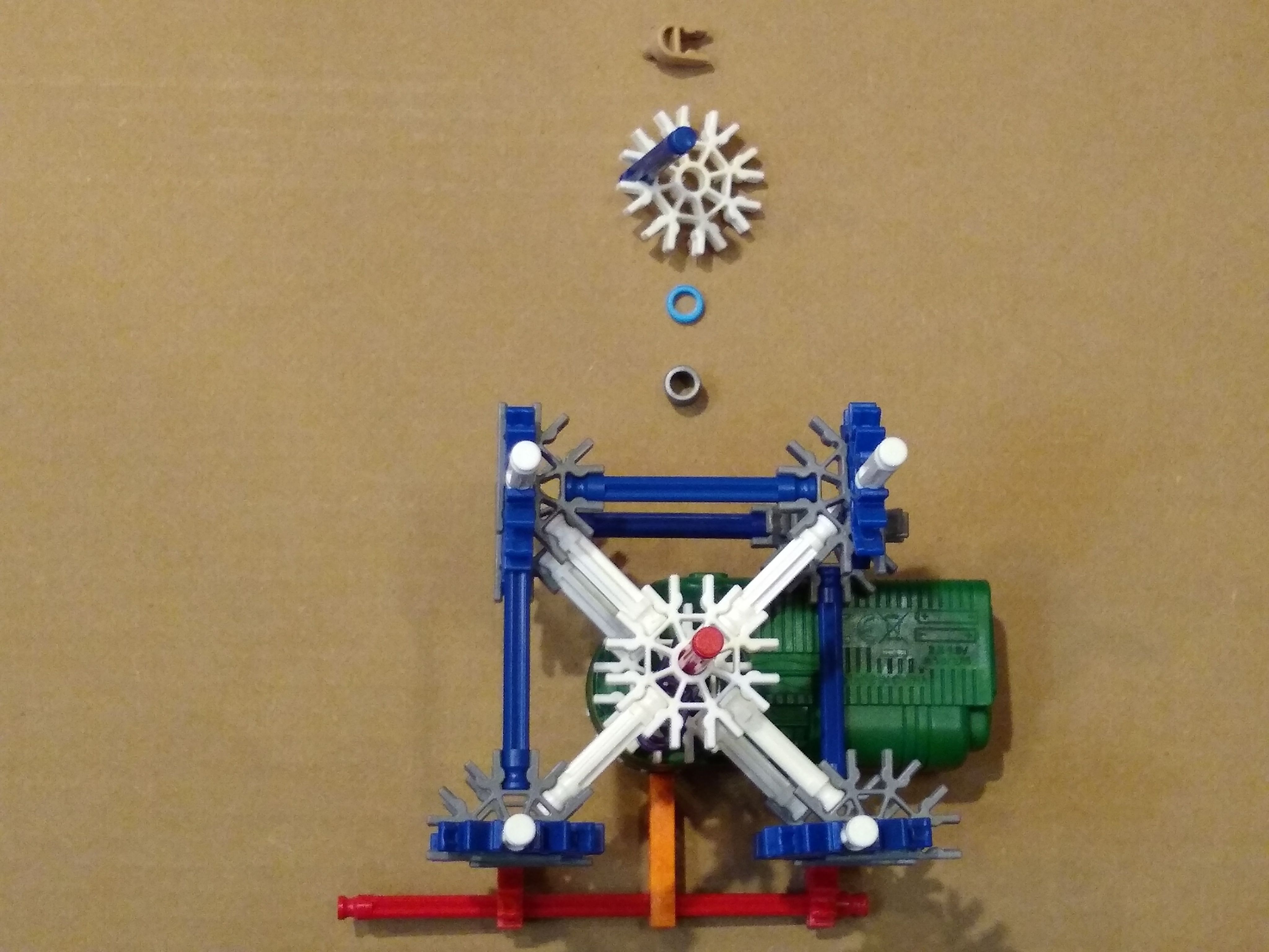 Knex and Origami Flapping Bird Automata : 11 Steps (with Pictures ...