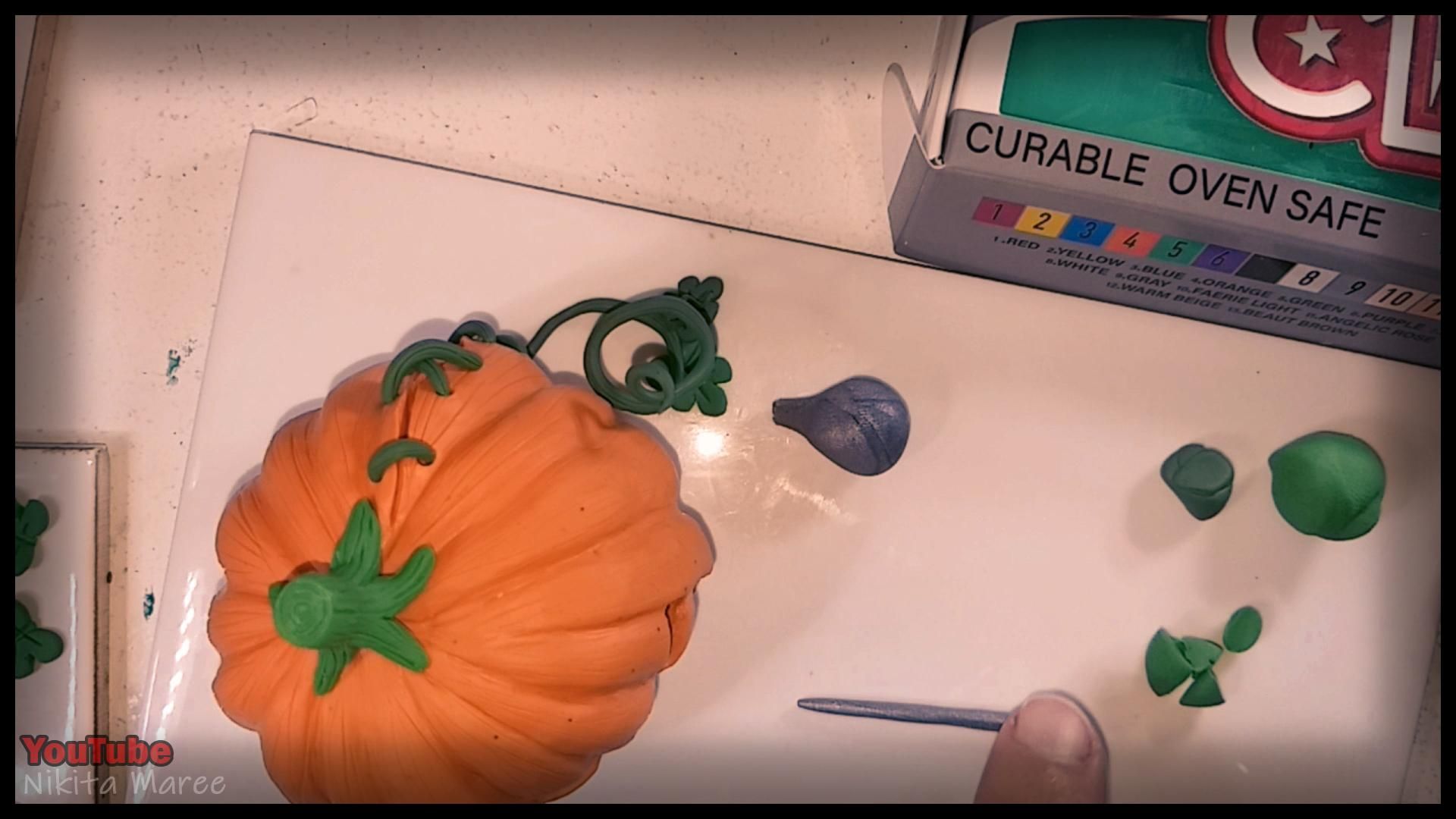 Polymer Clay Jack O'lantern Tutorial (+ Video) : 75 Steps (with ...