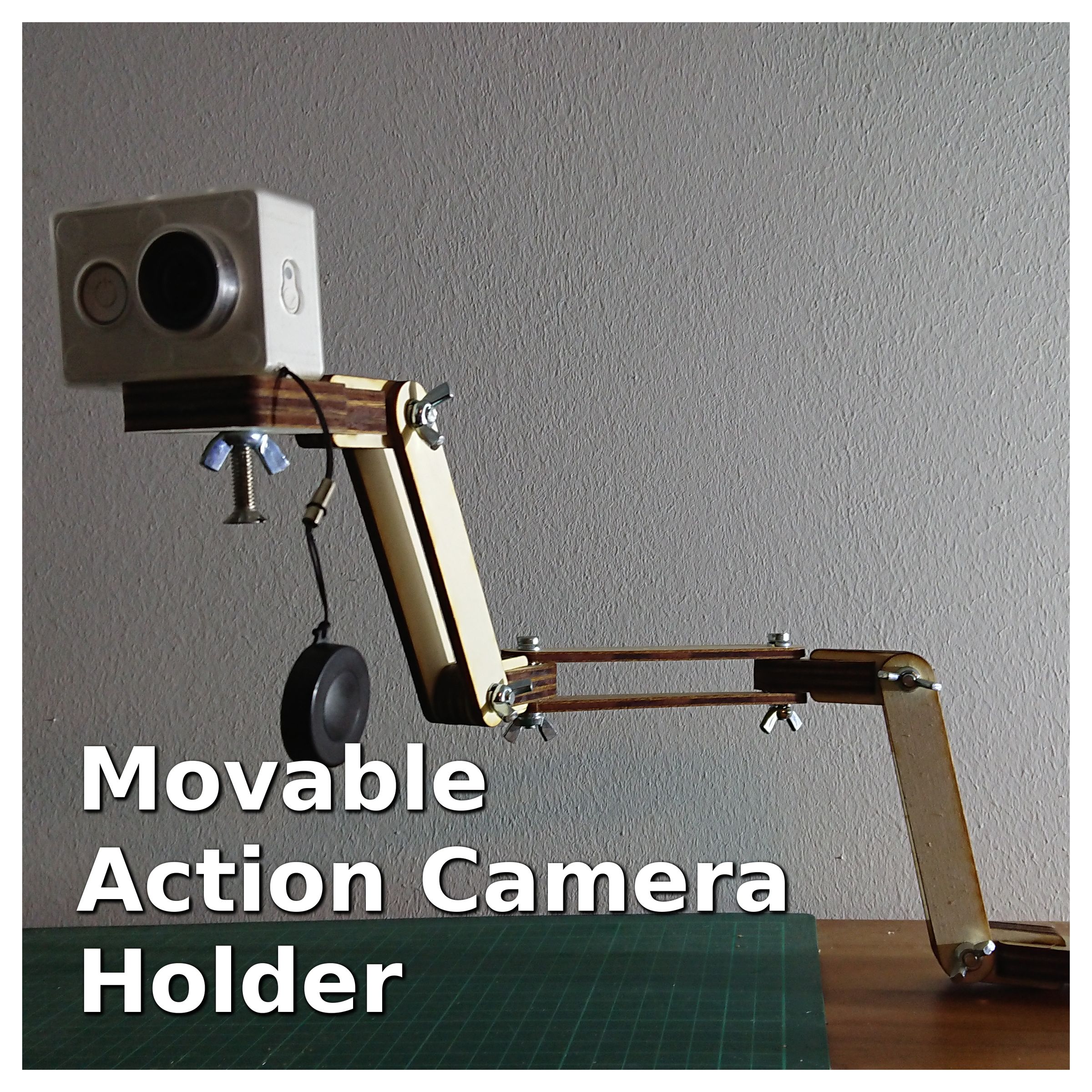 Movable Action Camera Holder : 5 Steps (with Pictures) - Instructables