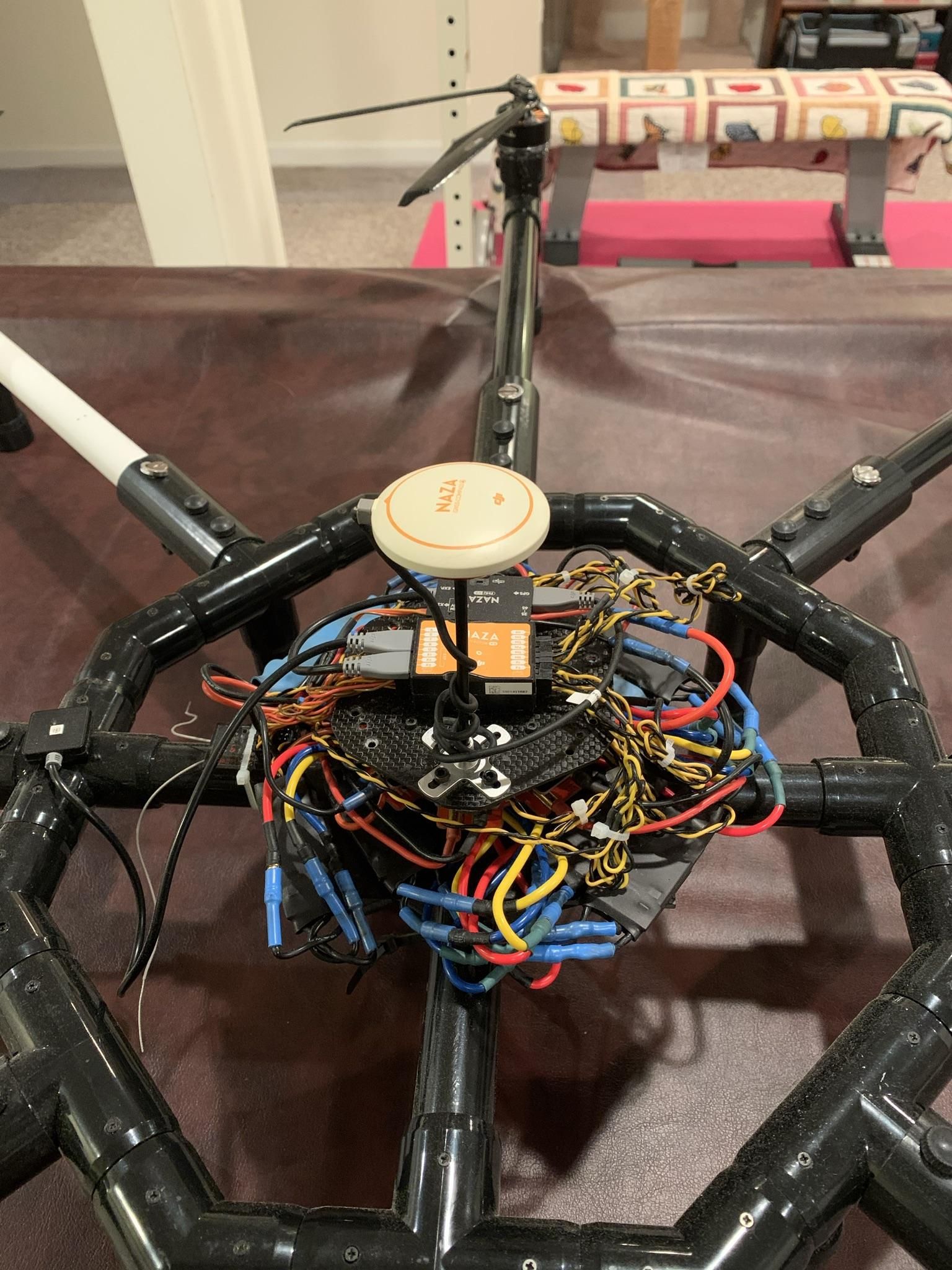 PVC Octocopter Drone Frame With Folding Arms : 10 Steps (with Pictures ...