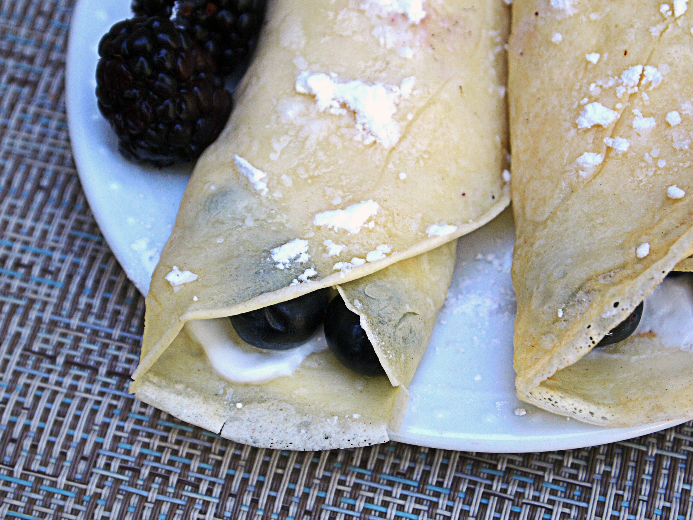 Light & Delicious Healthy Crepes Recipe : 5 Steps (with Pictures ...