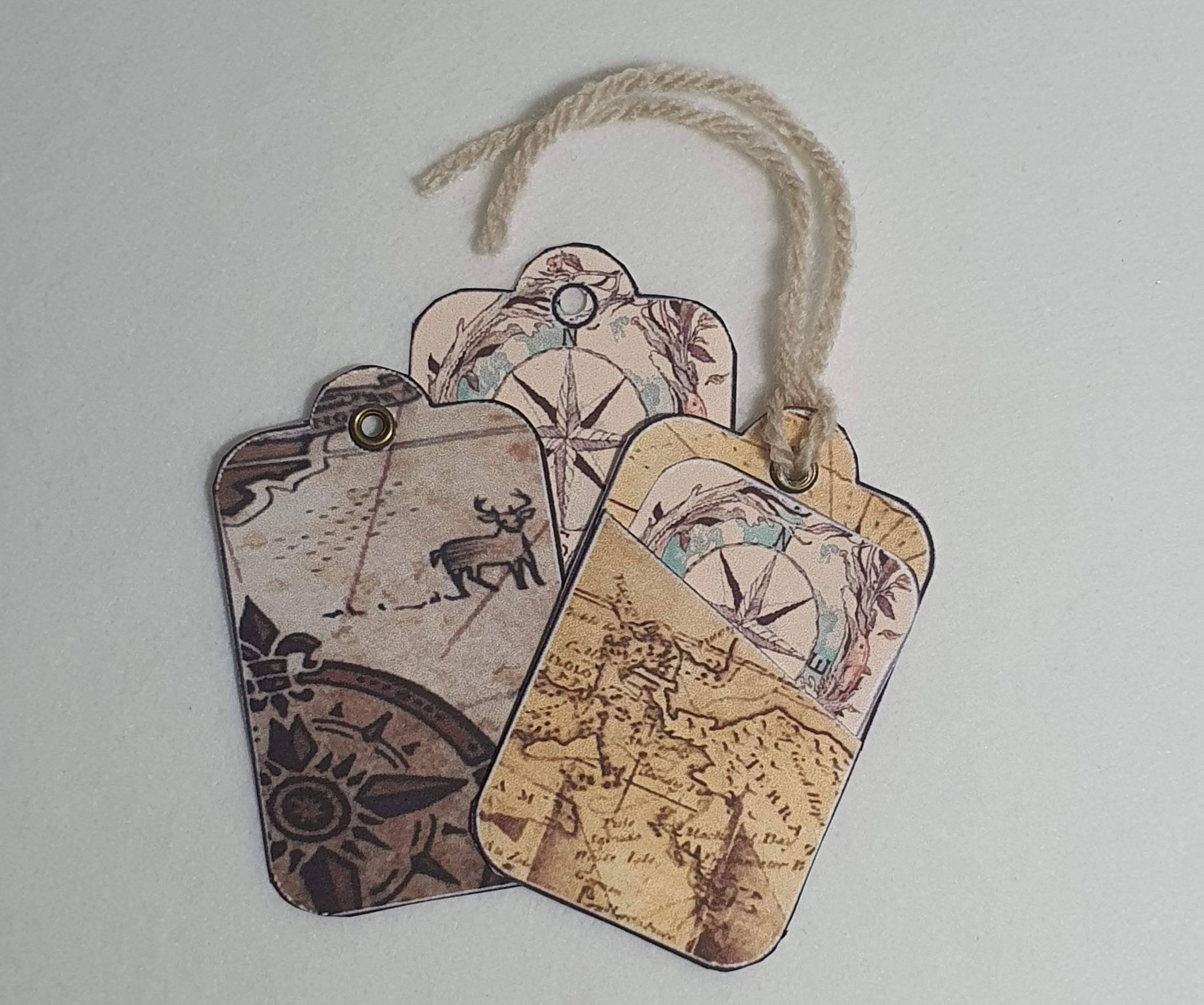 Travel Inspired Gift Tags and Tag Holders : 3 Steps (with Pictures ...