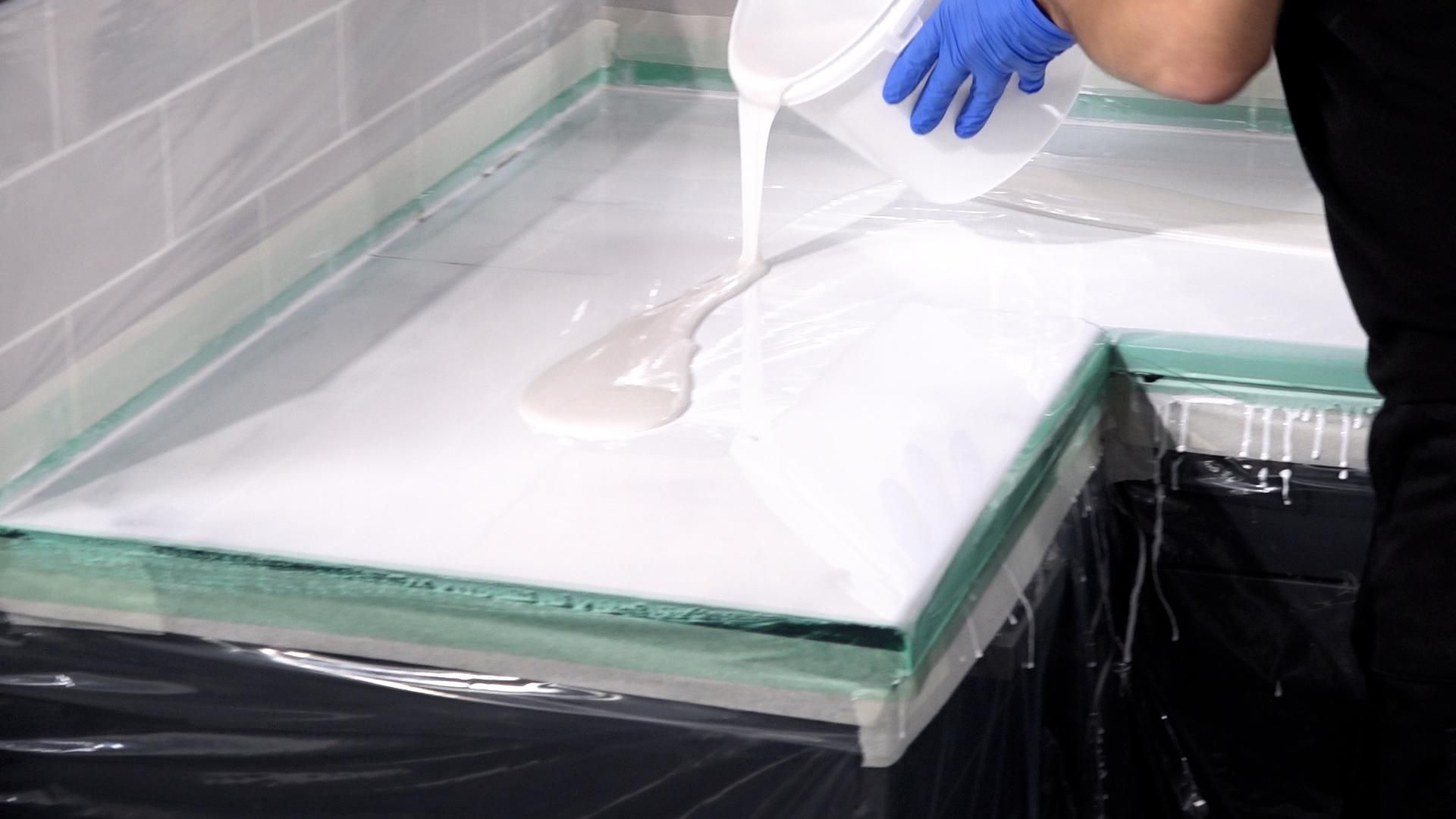 DIY Resin Countertops Using Clear Epoxy Coating Resin and Pigments : 11 ...