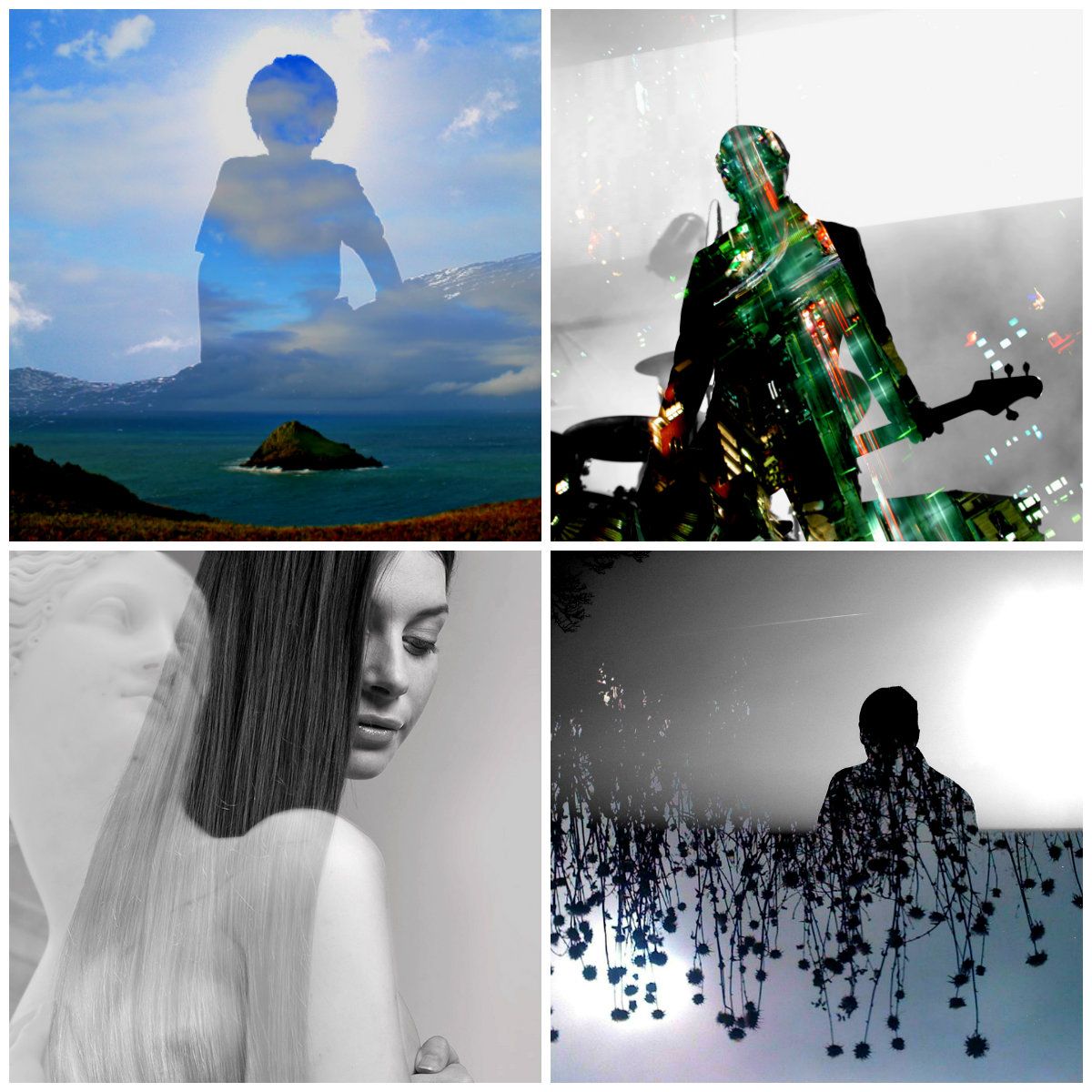 Make an Artistic Double Exposure Silhouette With Pixlr Editor : 3 Steps ...