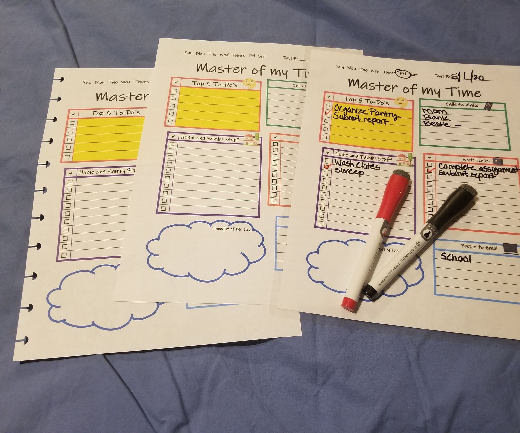 Time Management - Planner Page (3 Ways) : 7 Steps (with Pictures ...