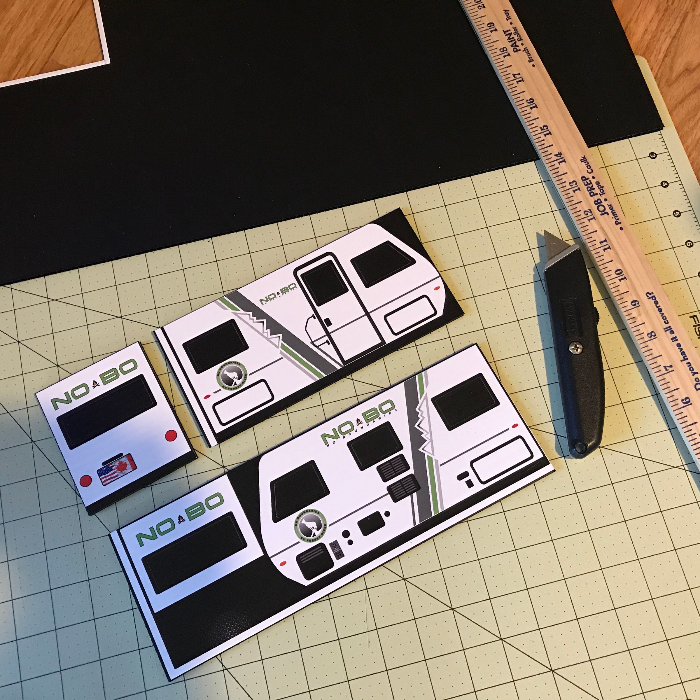 1:18 Scale Travel Trailer (NOBO by Forest River) for RCAWD Gelande II ...