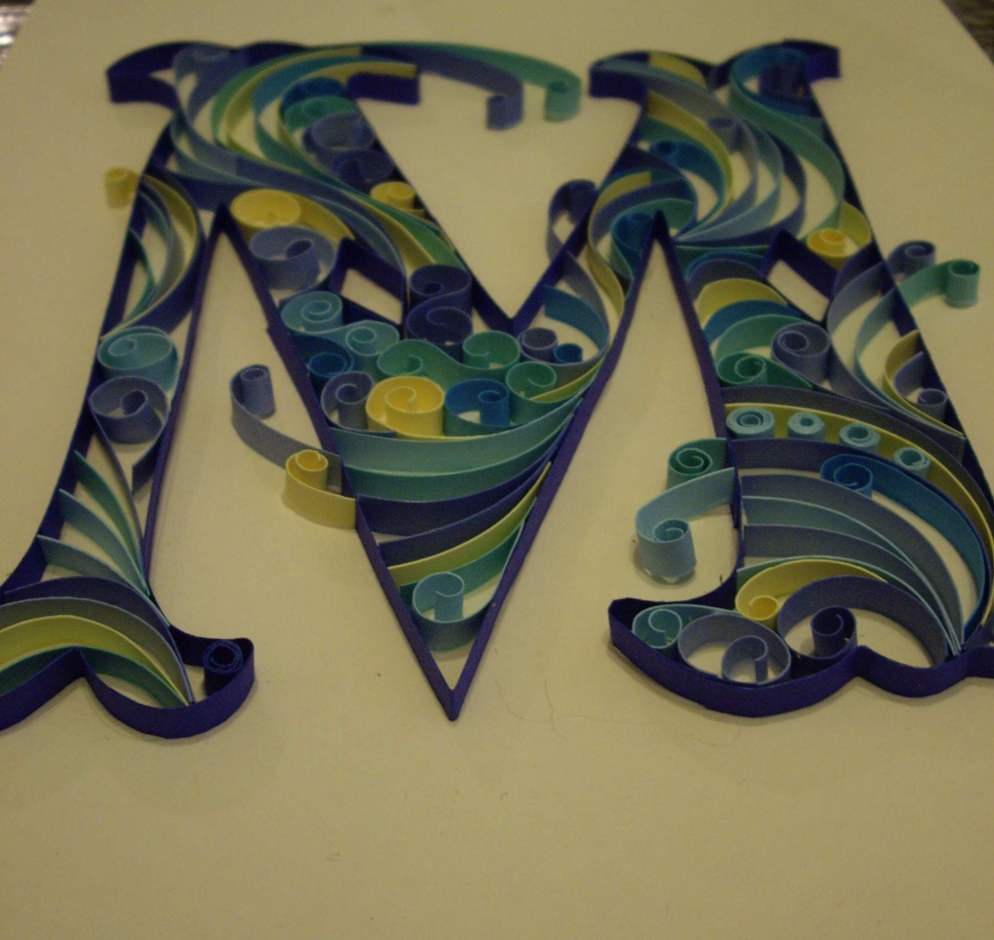 Quilled Monograms -Cheap, Easy, No Special Equipment : 6 Steps (with ...