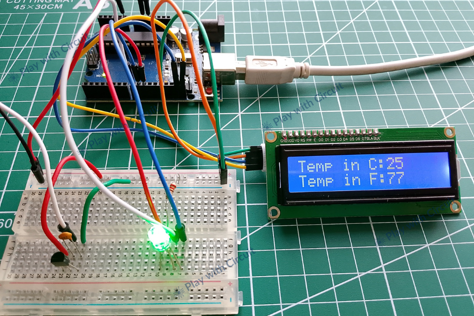 LM35 Temperature Sensor With Arduino : 3 Steps - Instructables