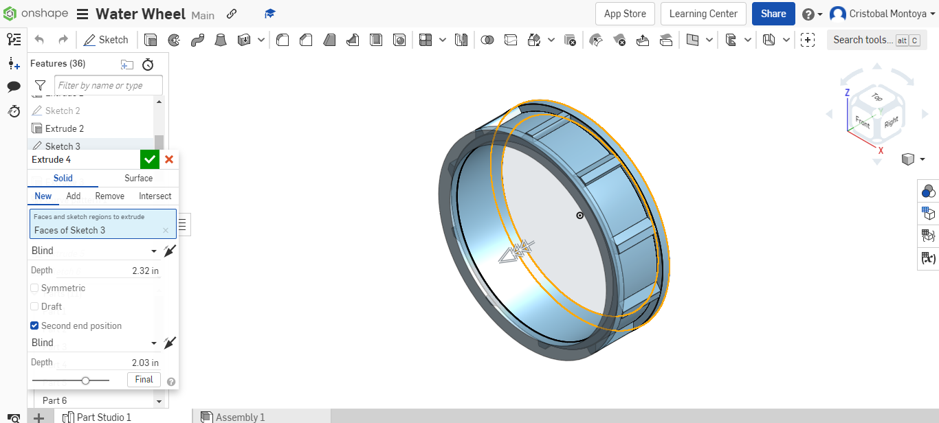 How to Make Water Wheel on Onshape : 15 Steps - Instructables