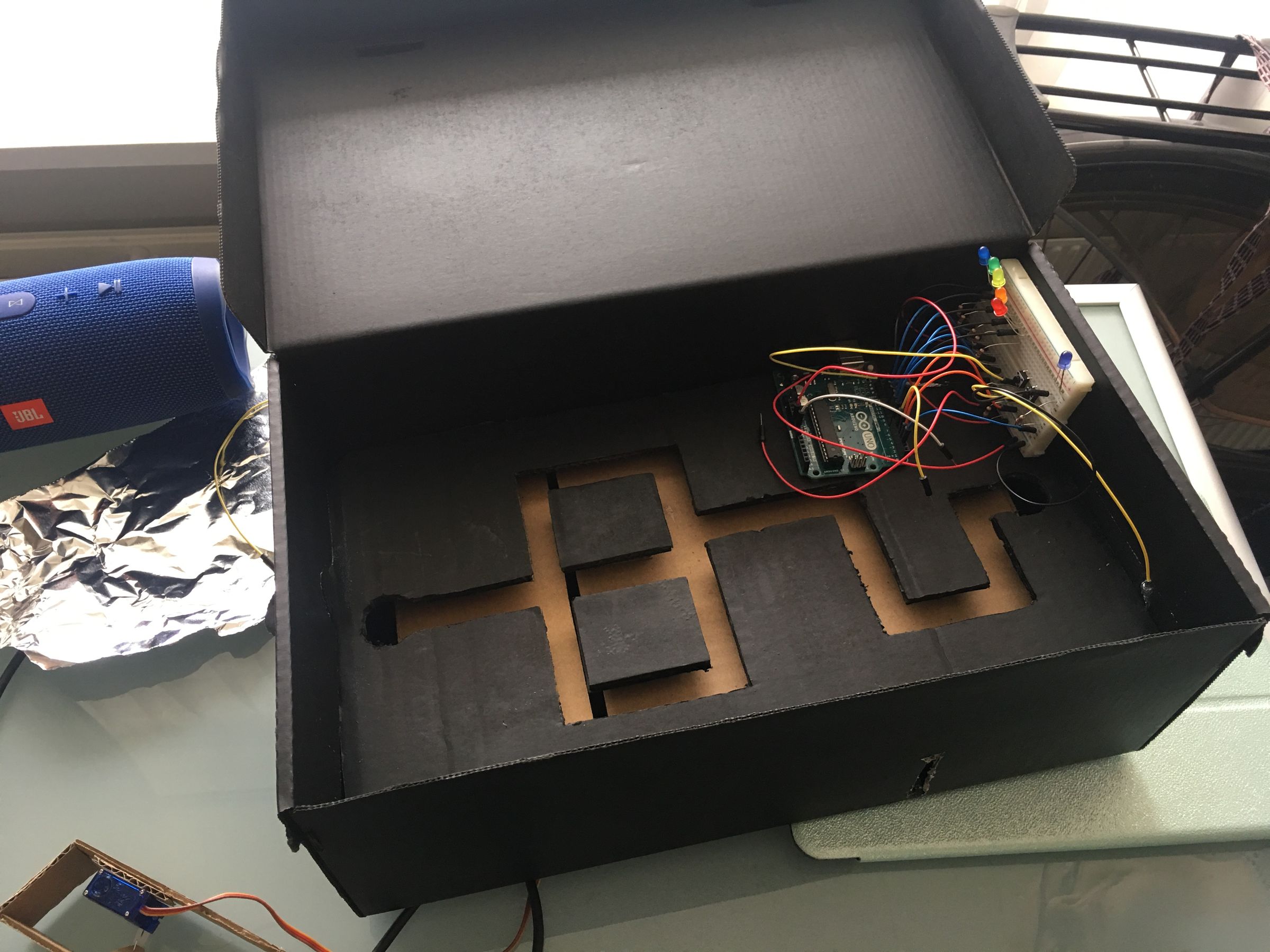 Top-down Mechanical Maze in a Shoe Box, Using Arduino : 5 Steps ...