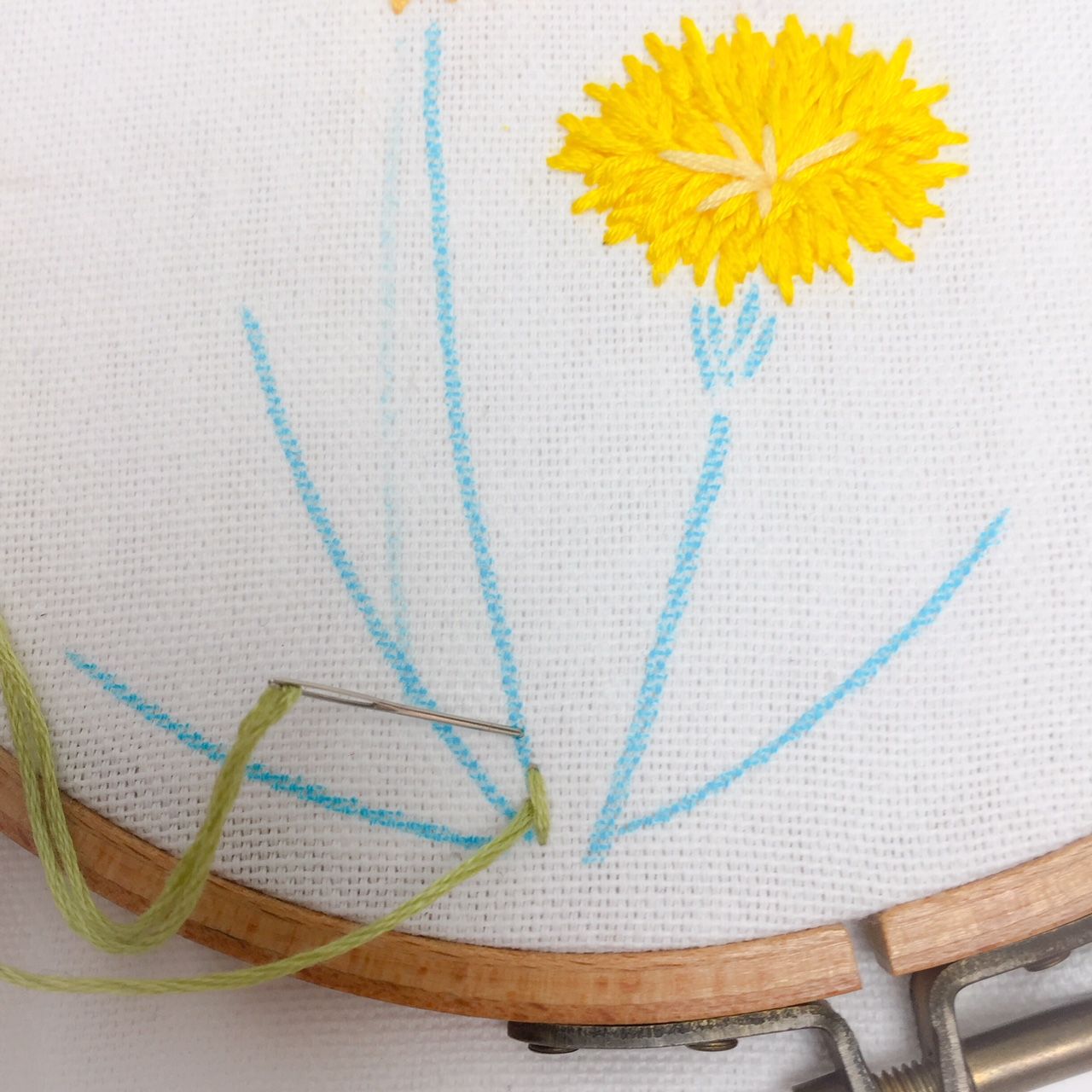 Easy Handembroidered Dandelion : 5 Steps (with Pictures) - Instructables