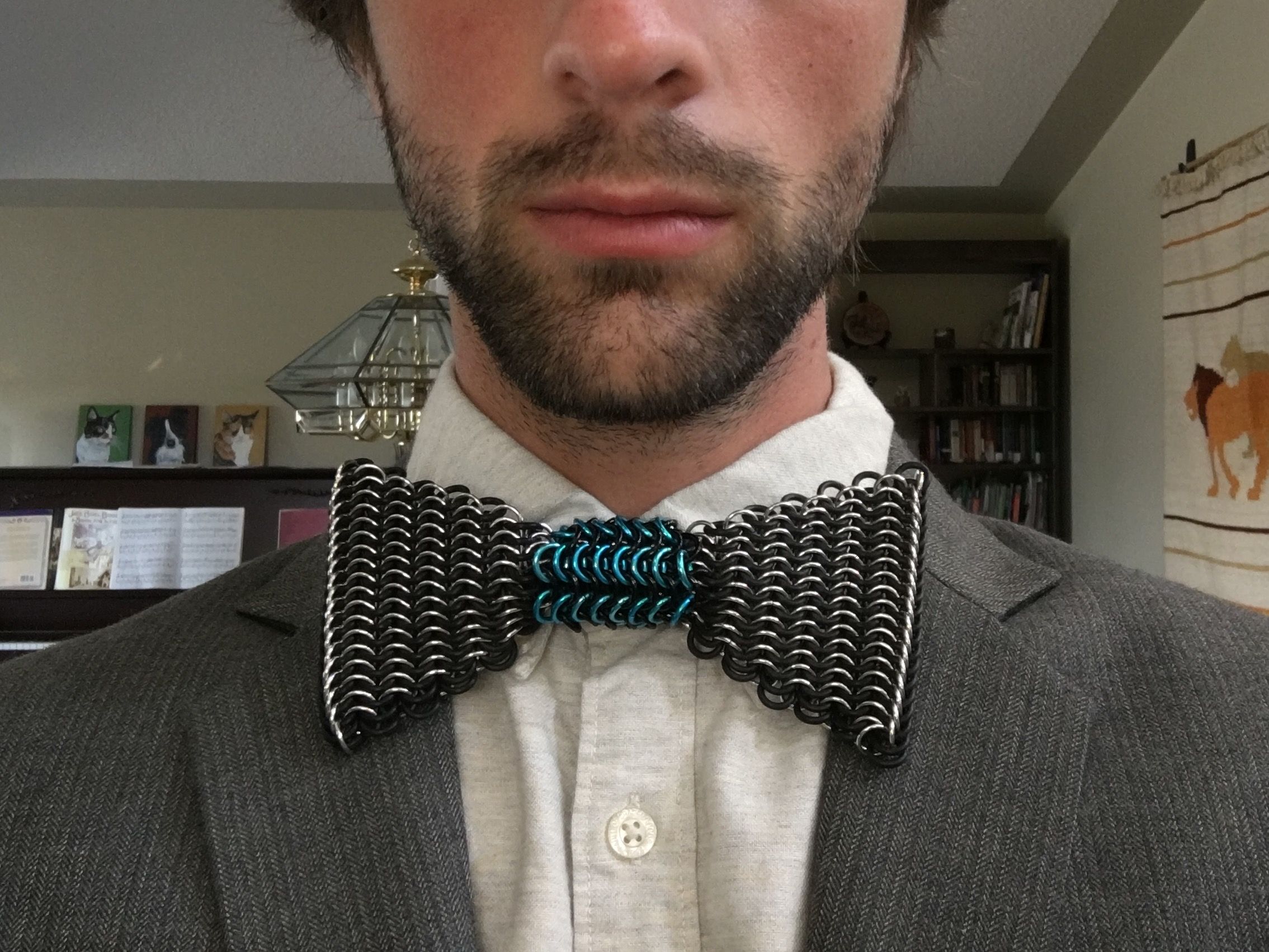 How to Make a Chainmail Tie : 7 Steps (with Pictures) - Instructables