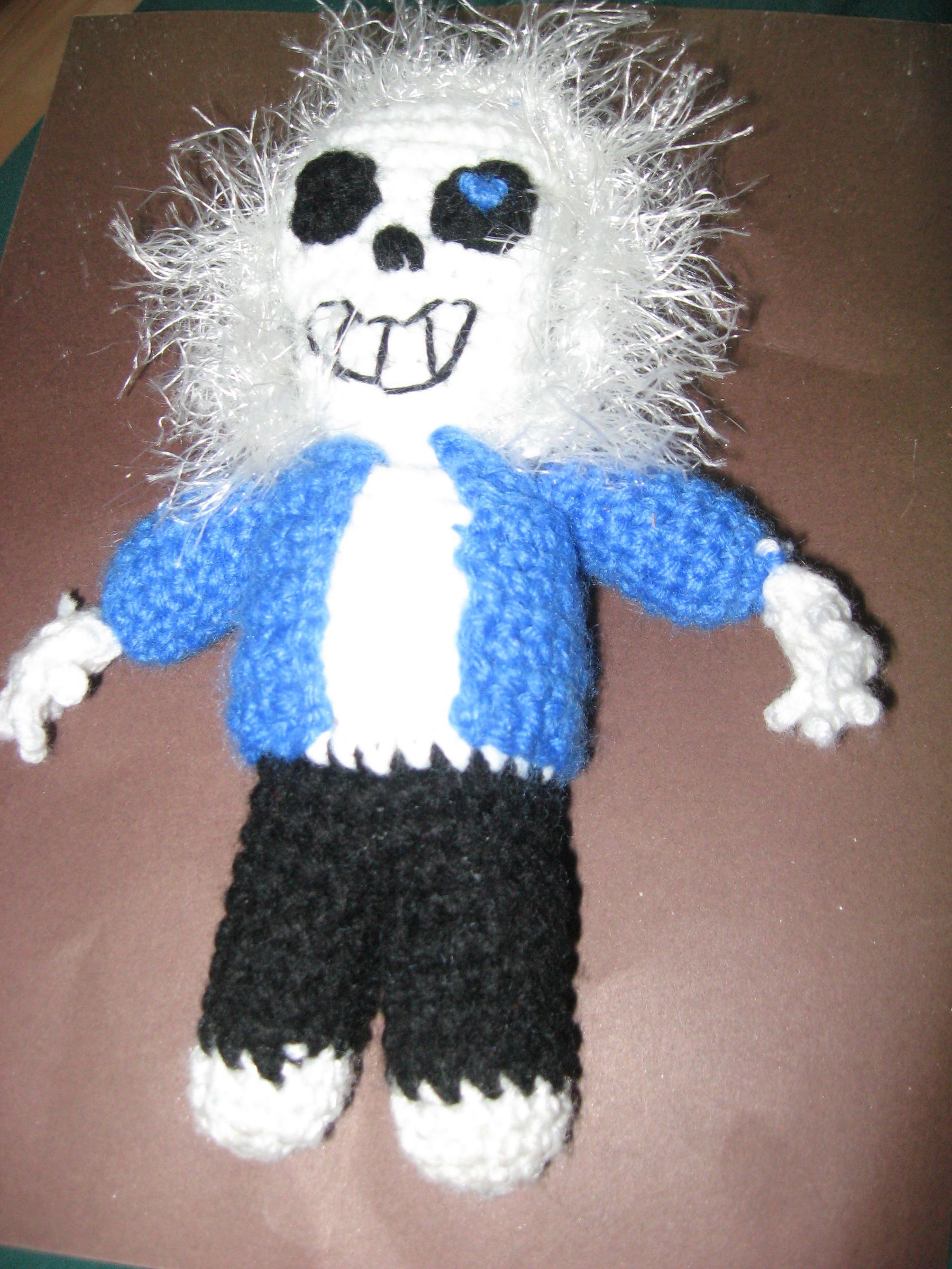 Crochet Sans (Undertale) : 4 Steps (with Pictures) - Instructables