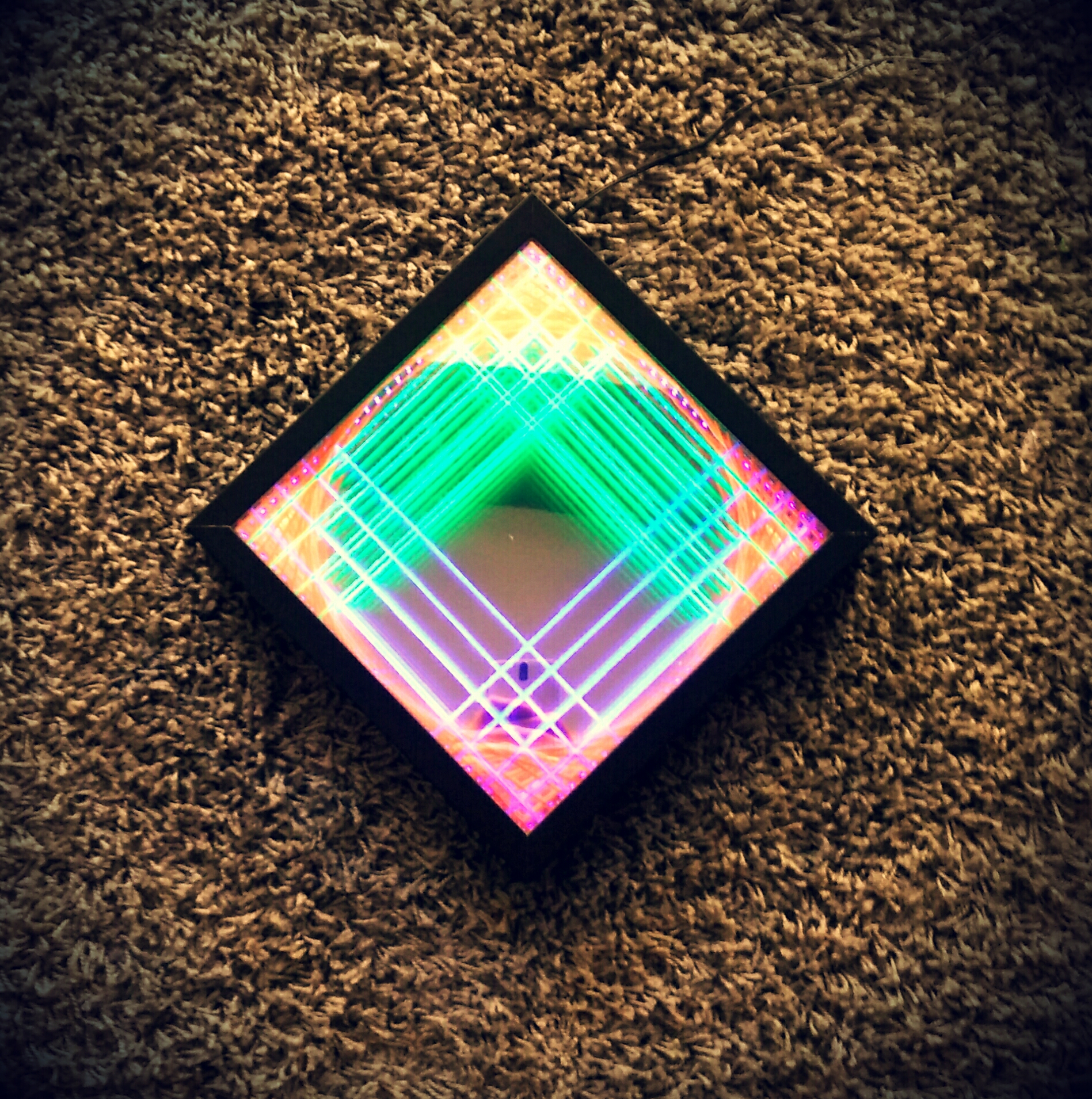 Infinity Mirror UV String Art : 4 Steps (with Pictures) - Instructables