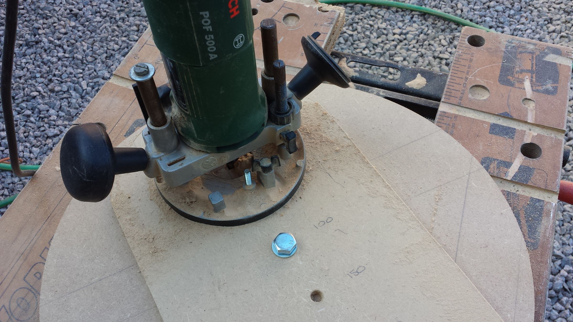 360 Rotating Platform With Fixed Central Platform : 8 Steps (with ...