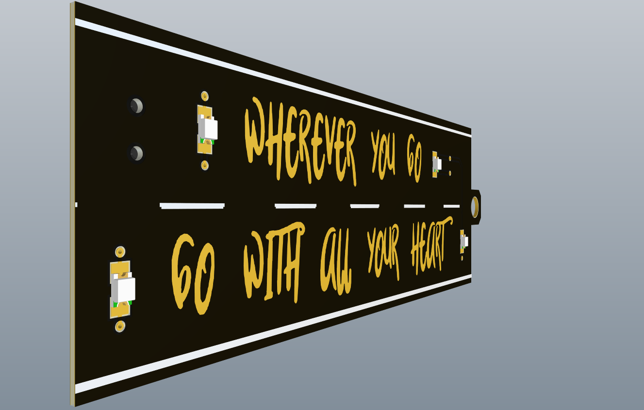 How to Make Inspirational PCB Keychain : 5 Steps - Instructables