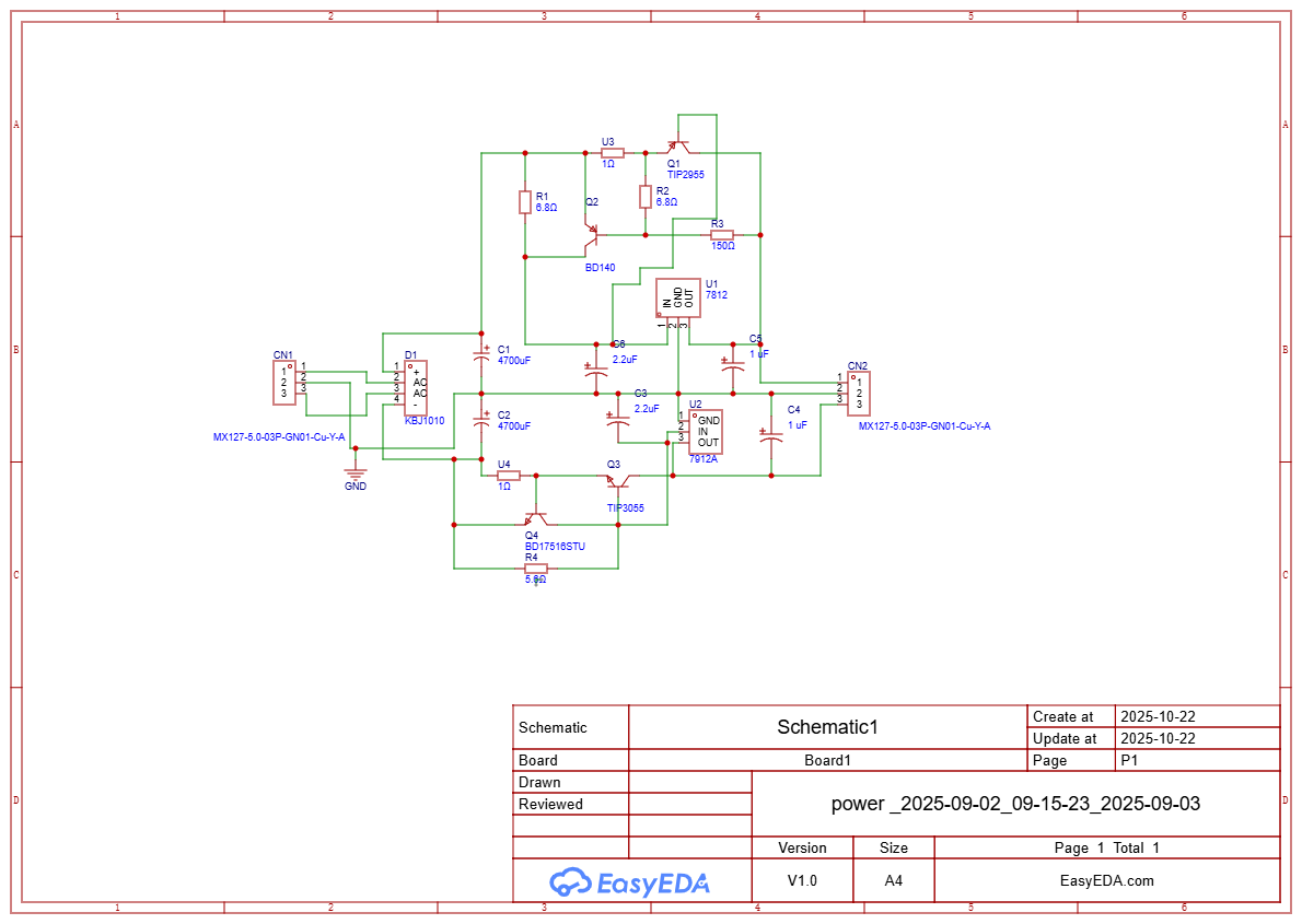 12V Dual Power Supply (±12V) With Short Circuit Protection : 6 Steps ...