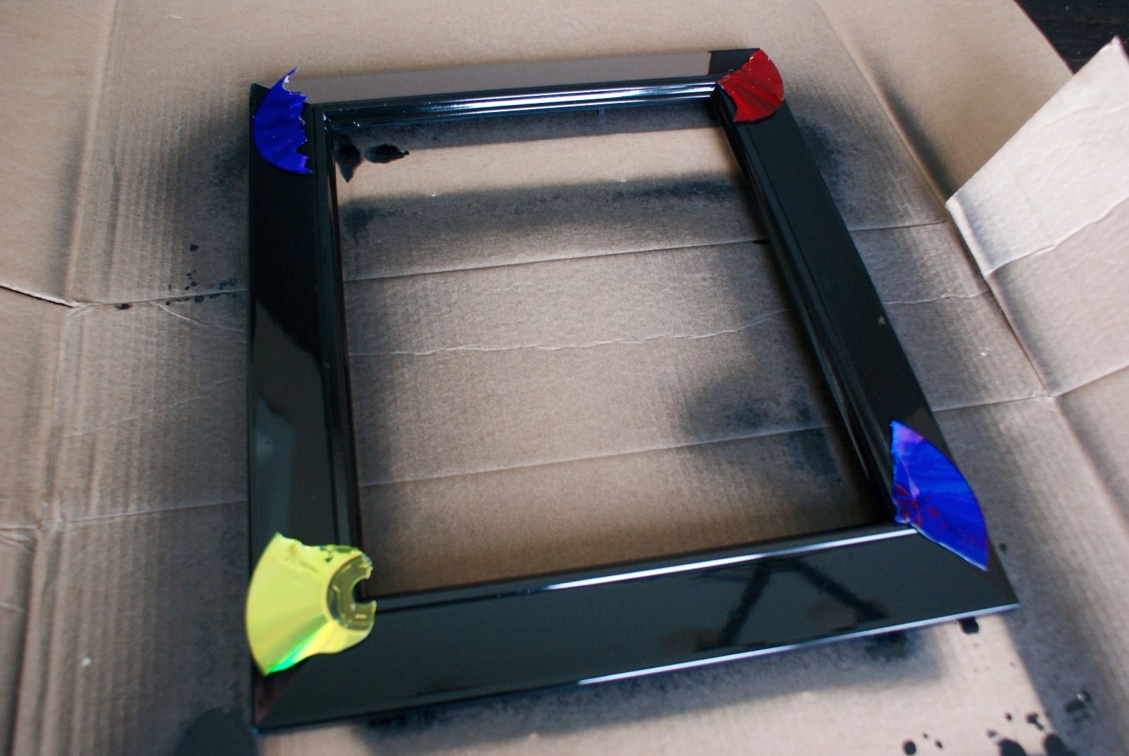 DIY Mimic Stained Glass Picture Frame : 12 Steps (with Pictures ...
