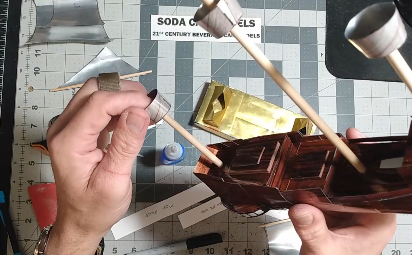 Float Your Soda Can Boat! DIY Sailing Ship Made From Soda Cans! : 15 ...